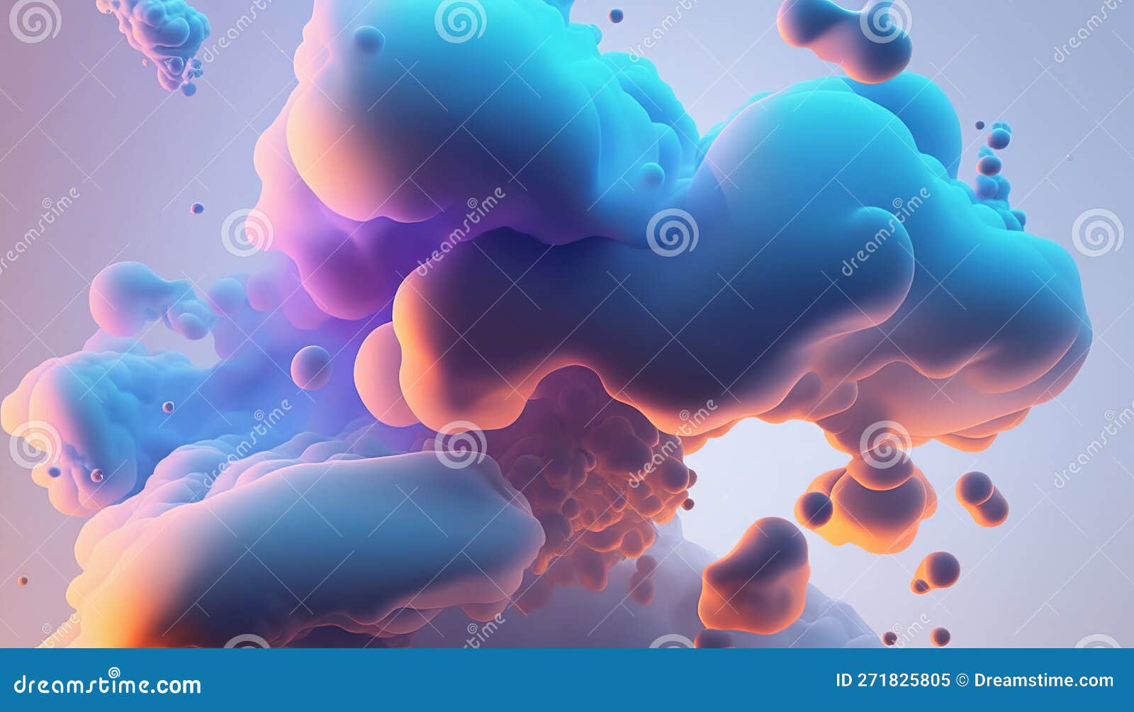 Cloud Creative Background. Using Your IU UX Design. Stock Image - Image ...