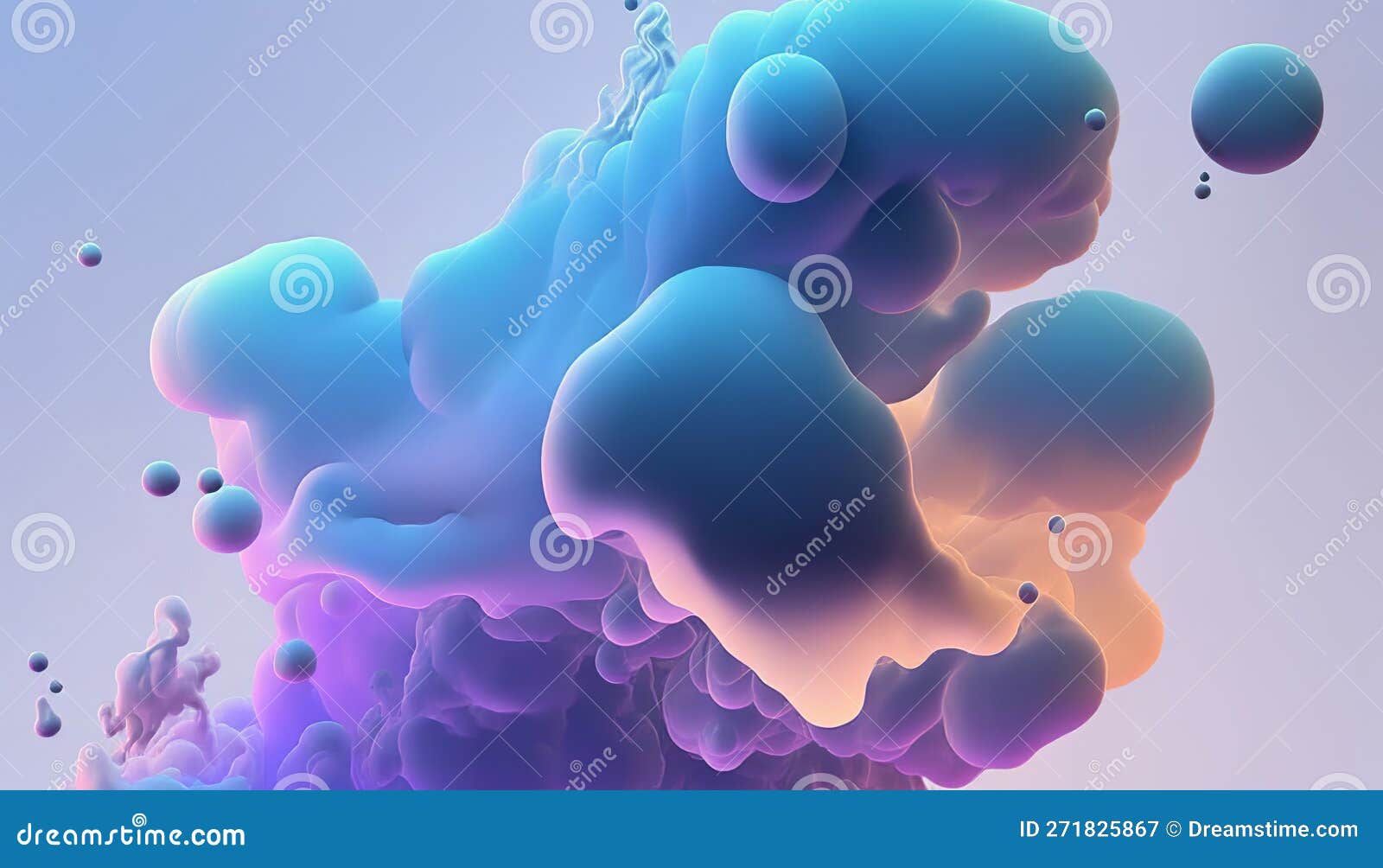 Cloud Creative Background. Using Your IU UX Design. Stock Image - Image ...