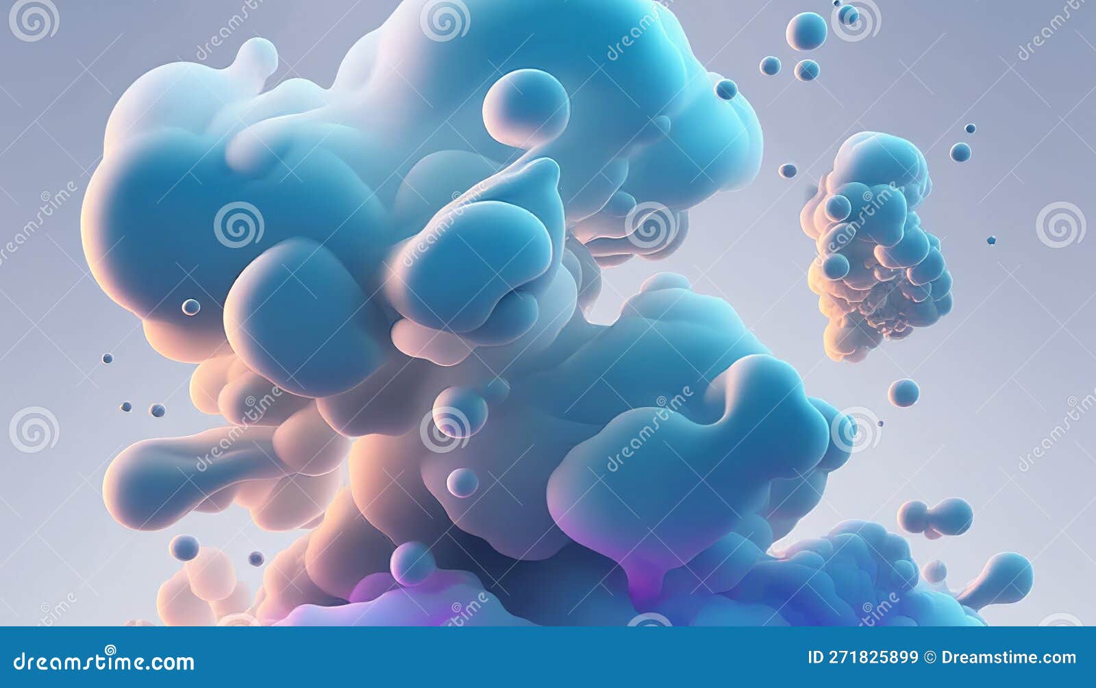 Cloud Creative Background. Using Your IU UX Design. Stock Image - Image ...