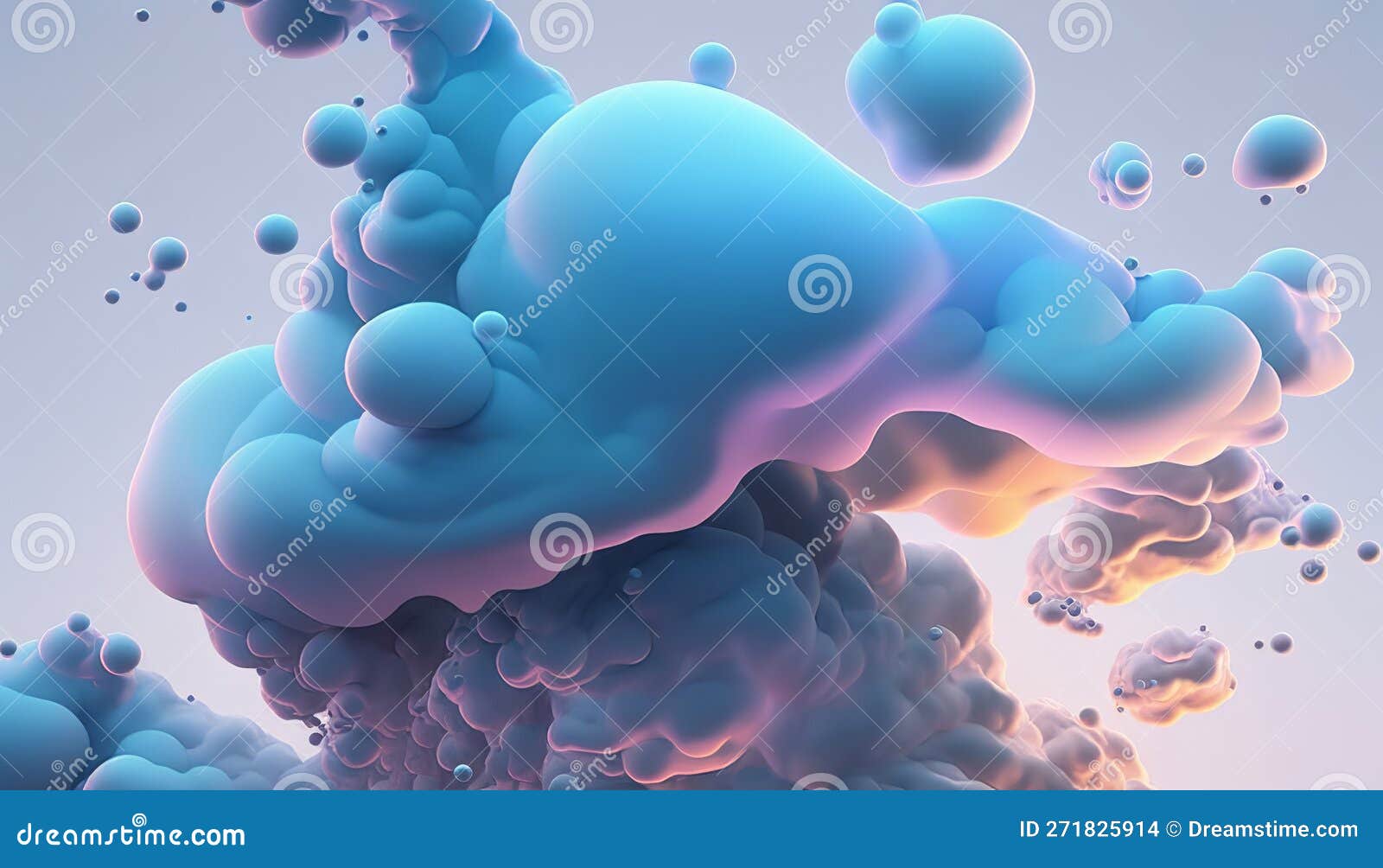 Cloud Creative Background. Using Your IU UX Design. Stock Photo - Image ...