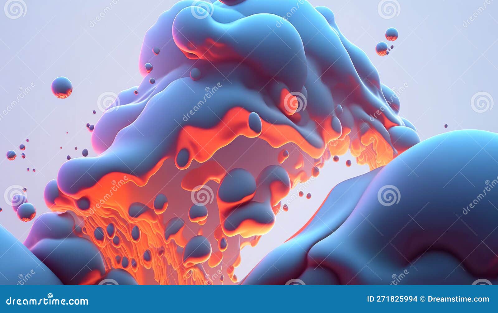 Cloud Creative Background. Using Your IU UX Design. Stock Photo - Image ...
