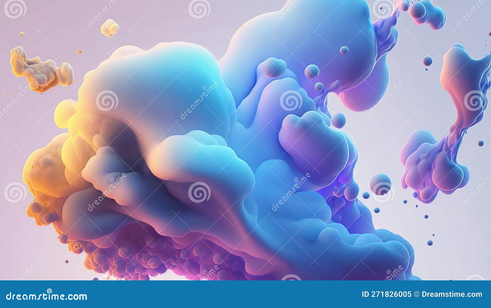 Cloud Creative Background. Using Your IU UX Design. Stock Image - Image ...