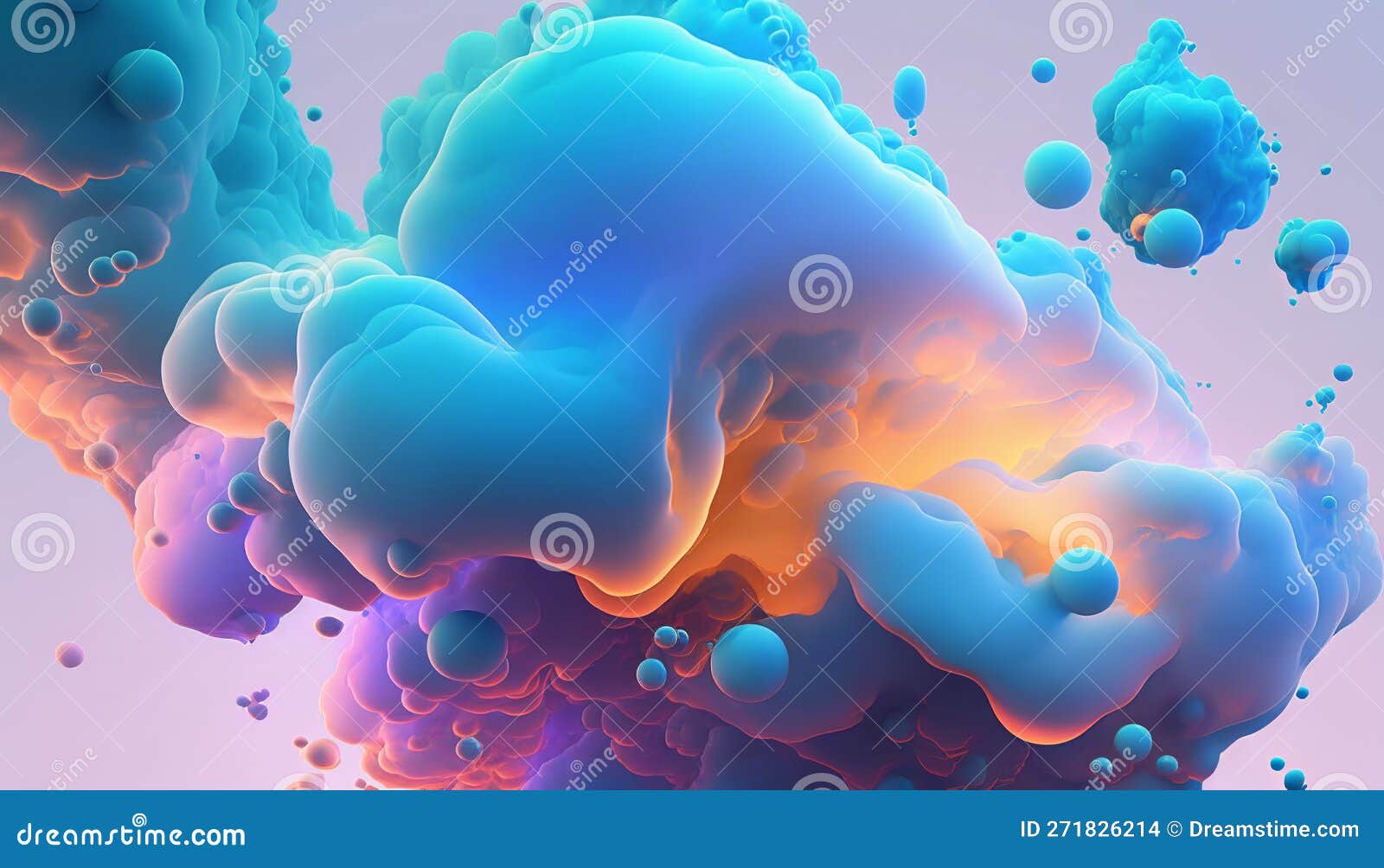 Cloud Creative Background. Using Your IU UX Design. Stock Photo - Image ...