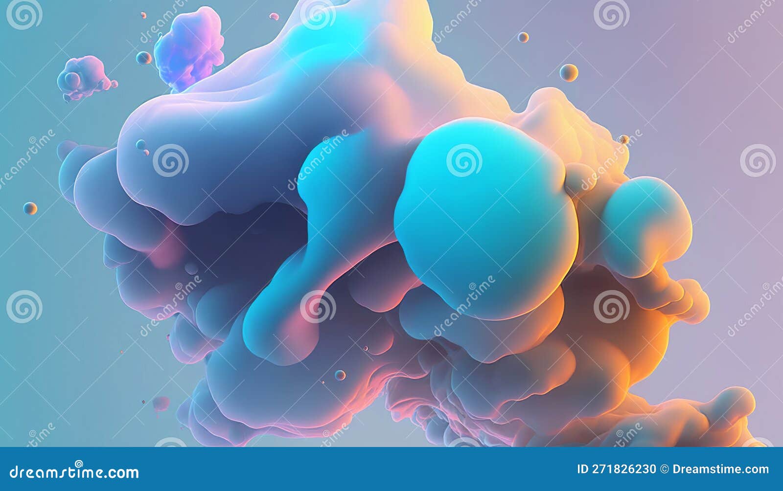 Cloud Creative Background. Using Your IU UX Design. Stock Photo - Image ...