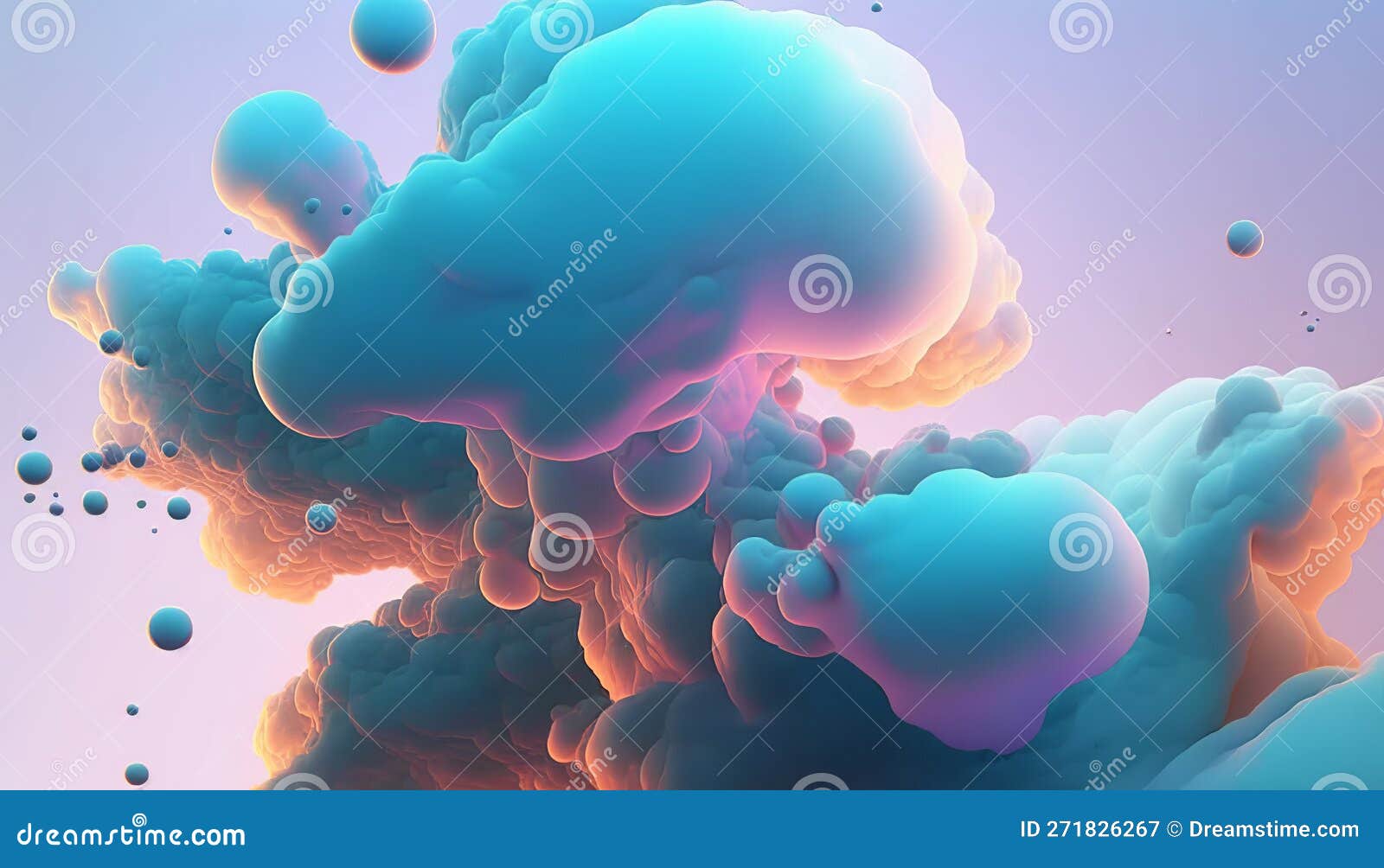 Cloud Creative Background. Using Your IU UX Design. Stock Image - Image ...