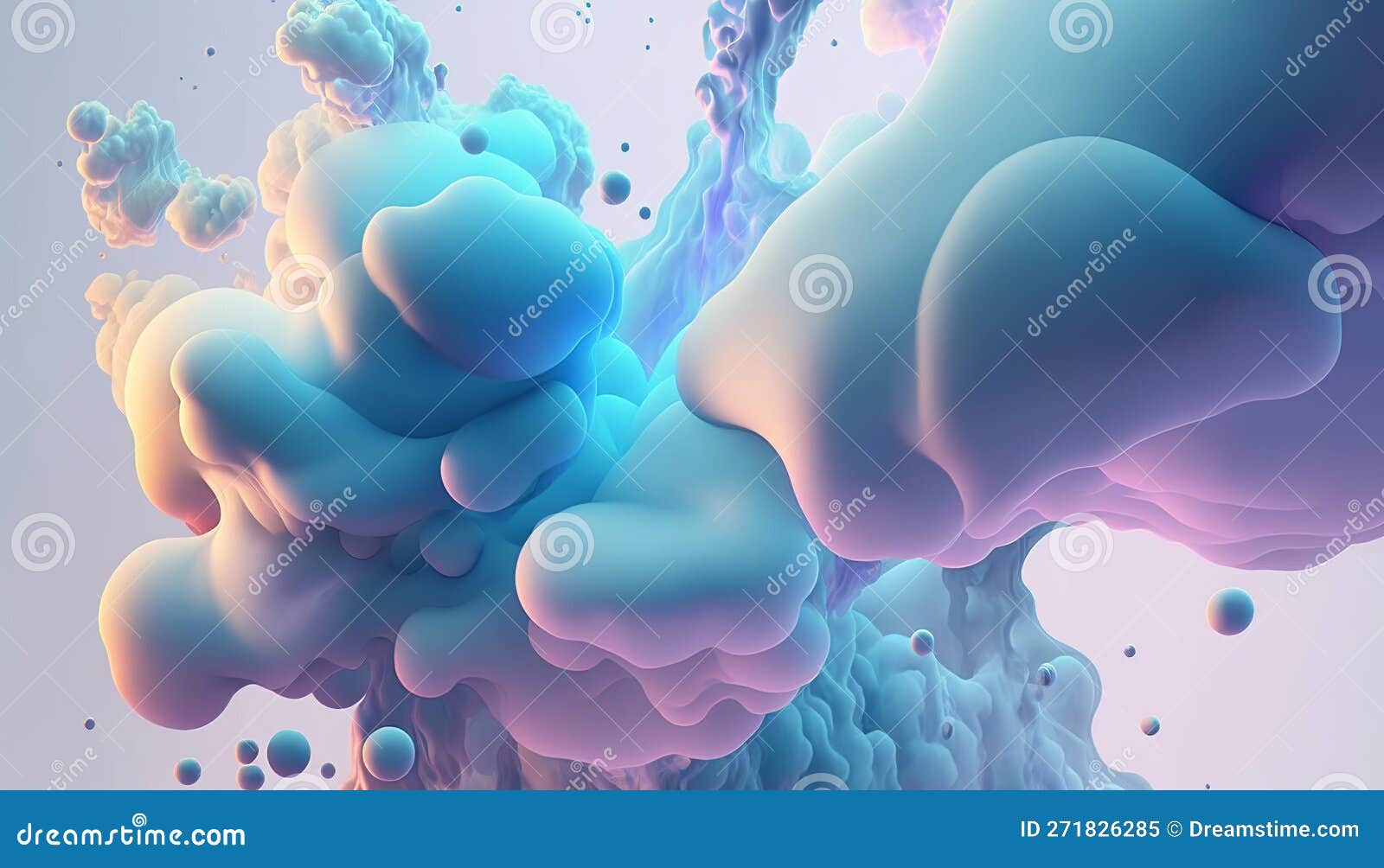 Cloud Creative Background. Using Your IU UX Design. Stock Image - Image ...