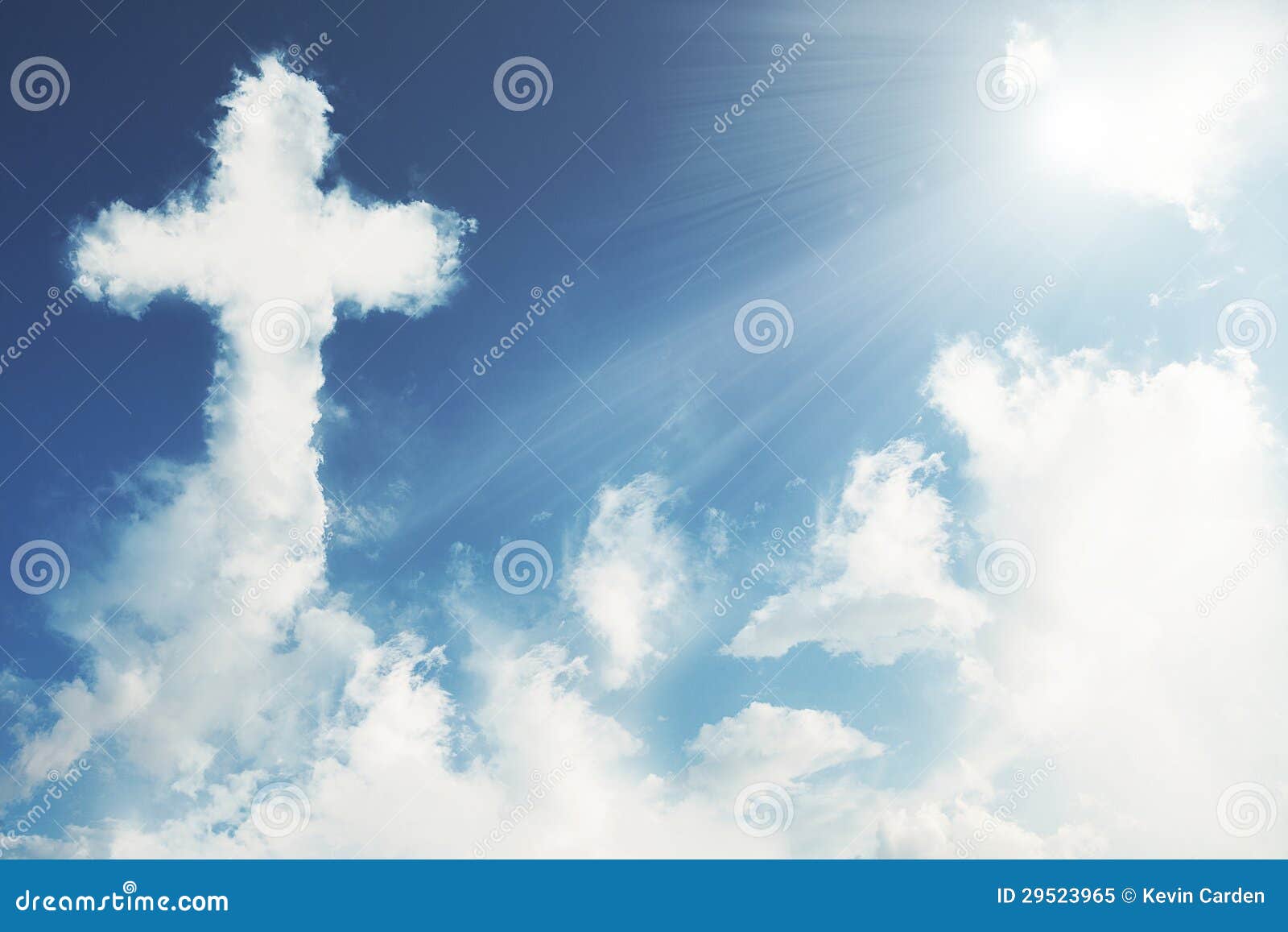 Cloud cross stock image. Image of light, resurrection - 29523965