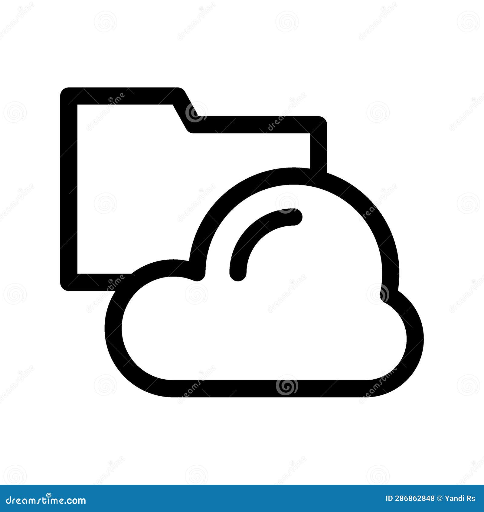 Cloud Data Icon Vector Symbol Design Illustration Stock Vector ...