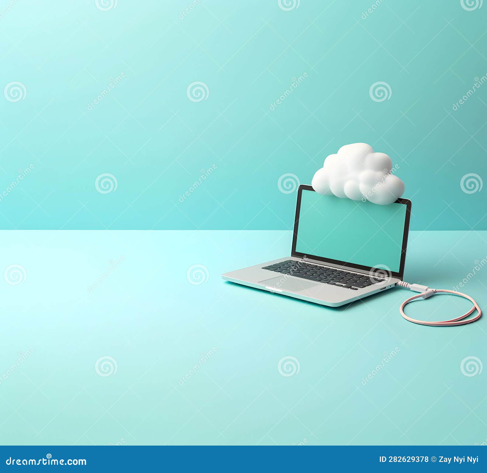 Cloud Data Storage Cloud Computing And Data Transfer Concept Ai