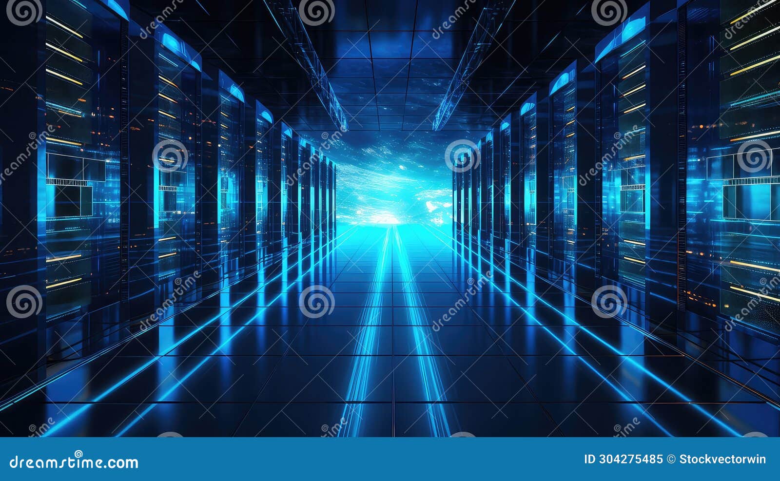 Cloud data tech background stock illustration. Illustration of internet ...