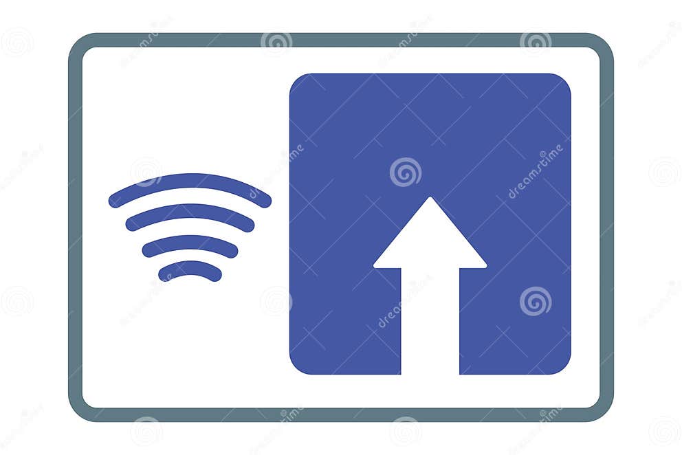 Cloud Data Upload Icon stock illustration. Illustration of system ...