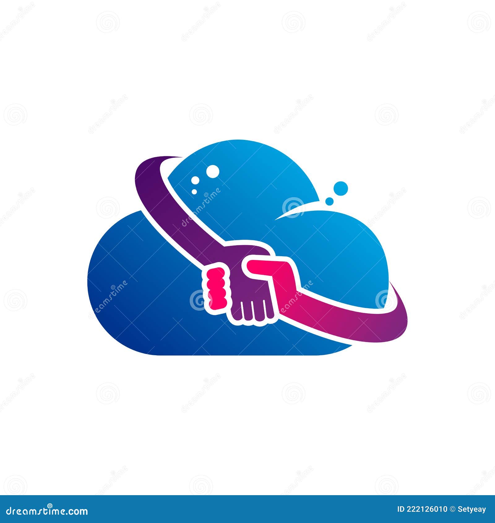 Cloud Deal Logo Vector Template, Creative Deal Logo Design Concepts ...