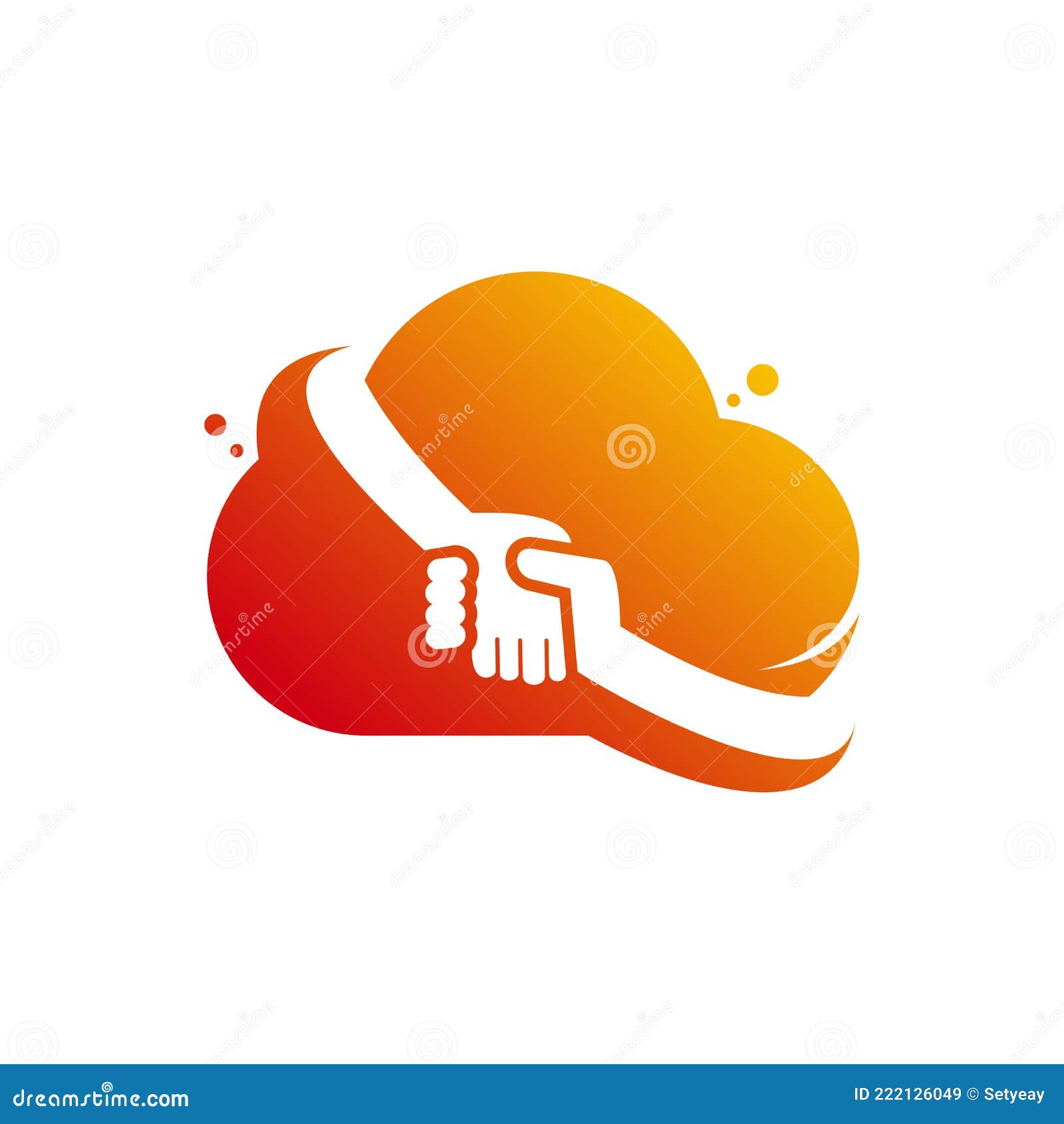 Cloud Deal Logo Vector Template, Creative Deal Logo Design Concepts ...