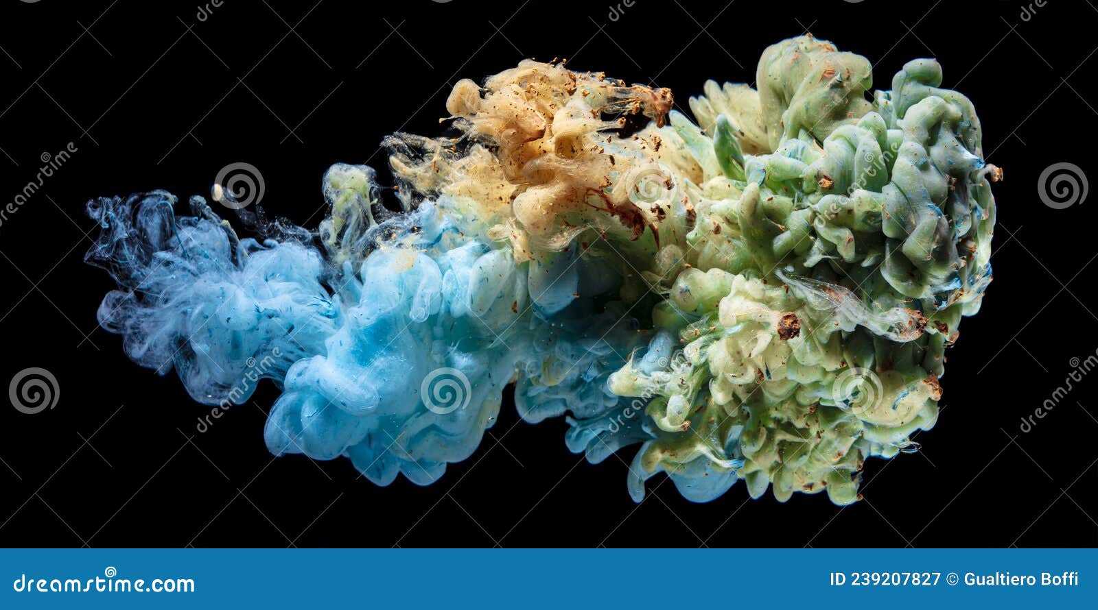 Cloud of different colors stock image. Image of fluid - 239207827