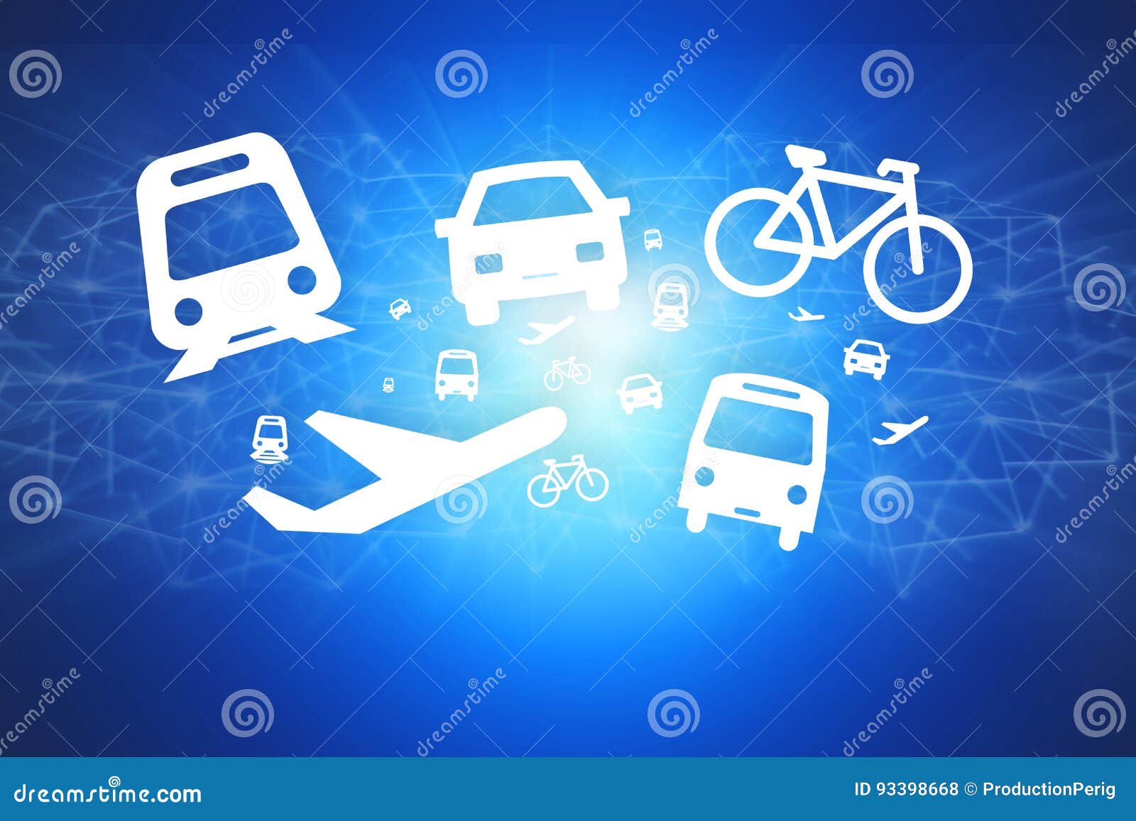 Cloud of Different Way To Go on Holidays - Travel Concept Stock Photo ...