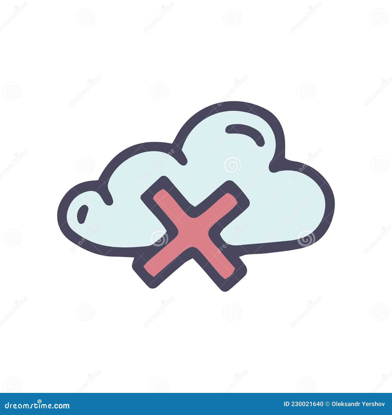 Cloud Disconnect Stock Illustrations – 412 Cloud Disconnect Stock ...