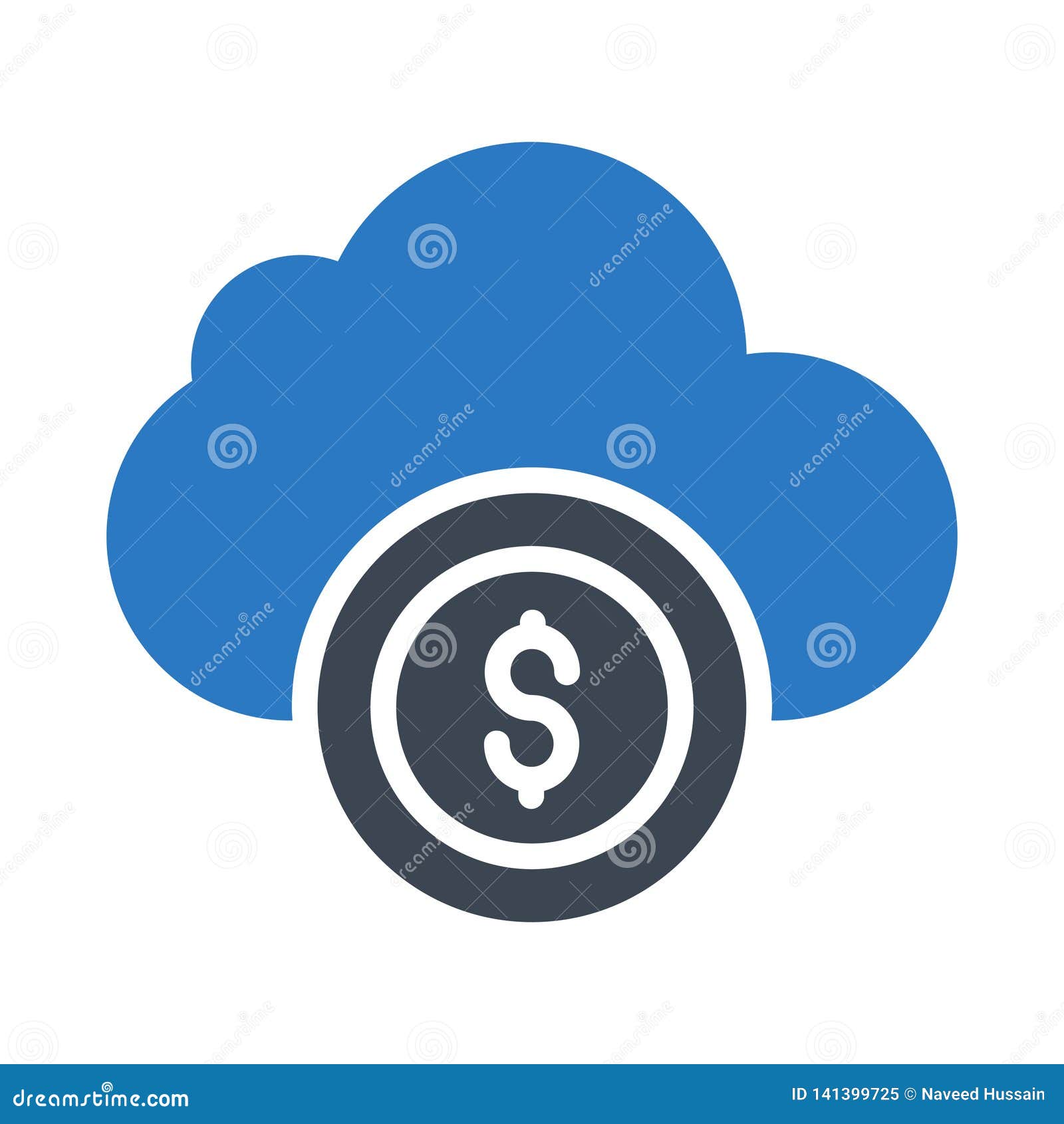Cloud Dollar Glyph Color Flat Vector Icon Stock Illustration ... Cloud Dollar Glyph Color Flat Vector Icon Stock Illustration ...