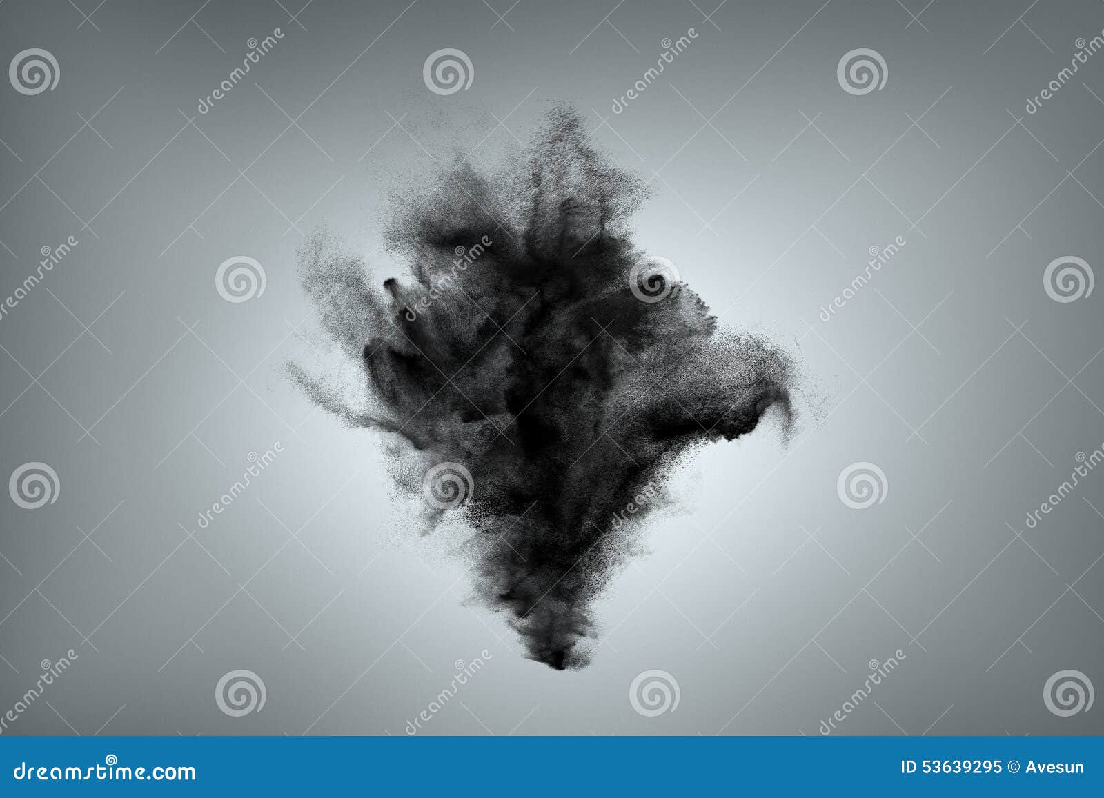Cloud of Dust Abstract Background Stock Image - Image of exploding ...
