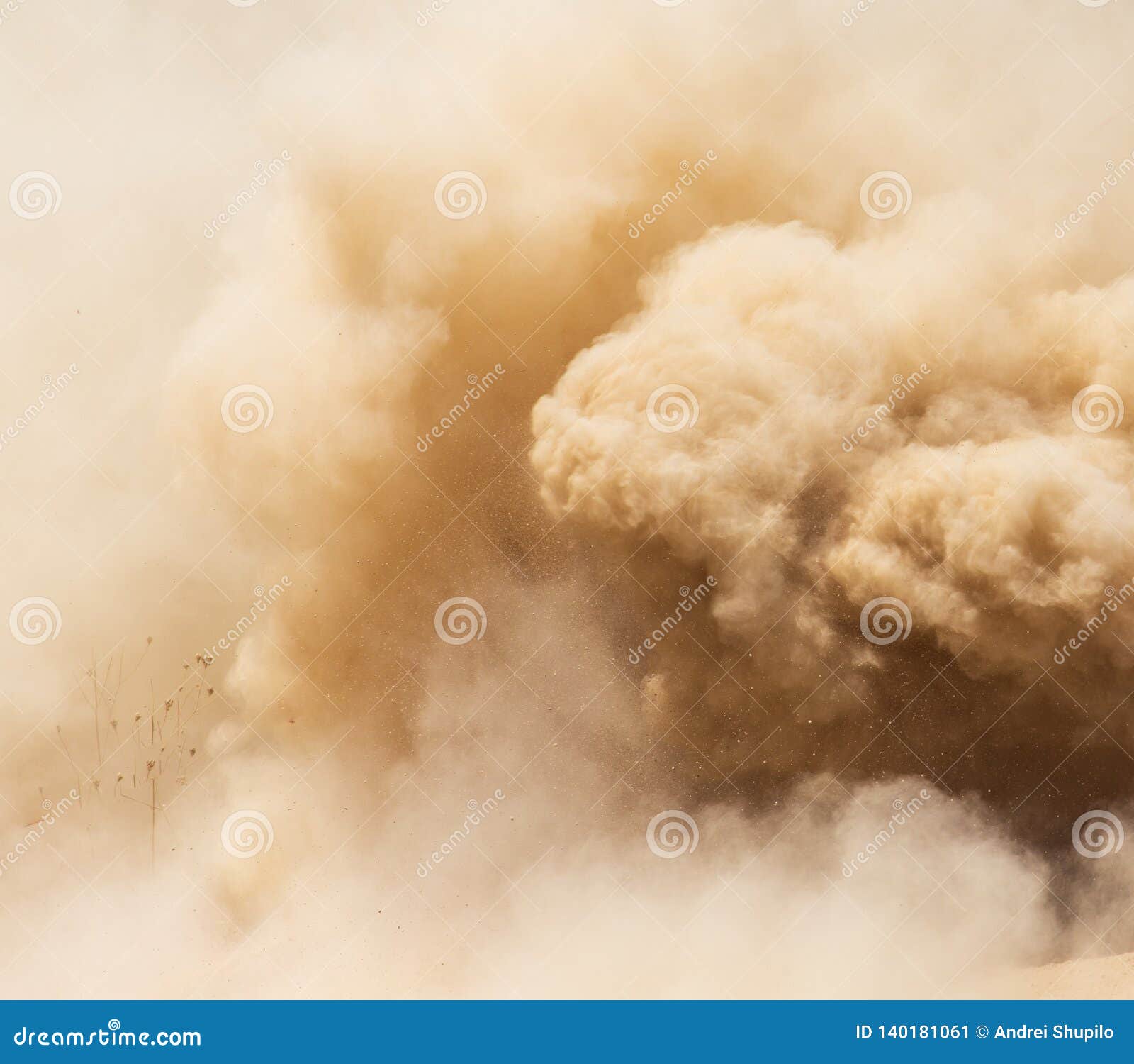 Dust Cloud on Nature As Background Stock Image - Image of ecology ...