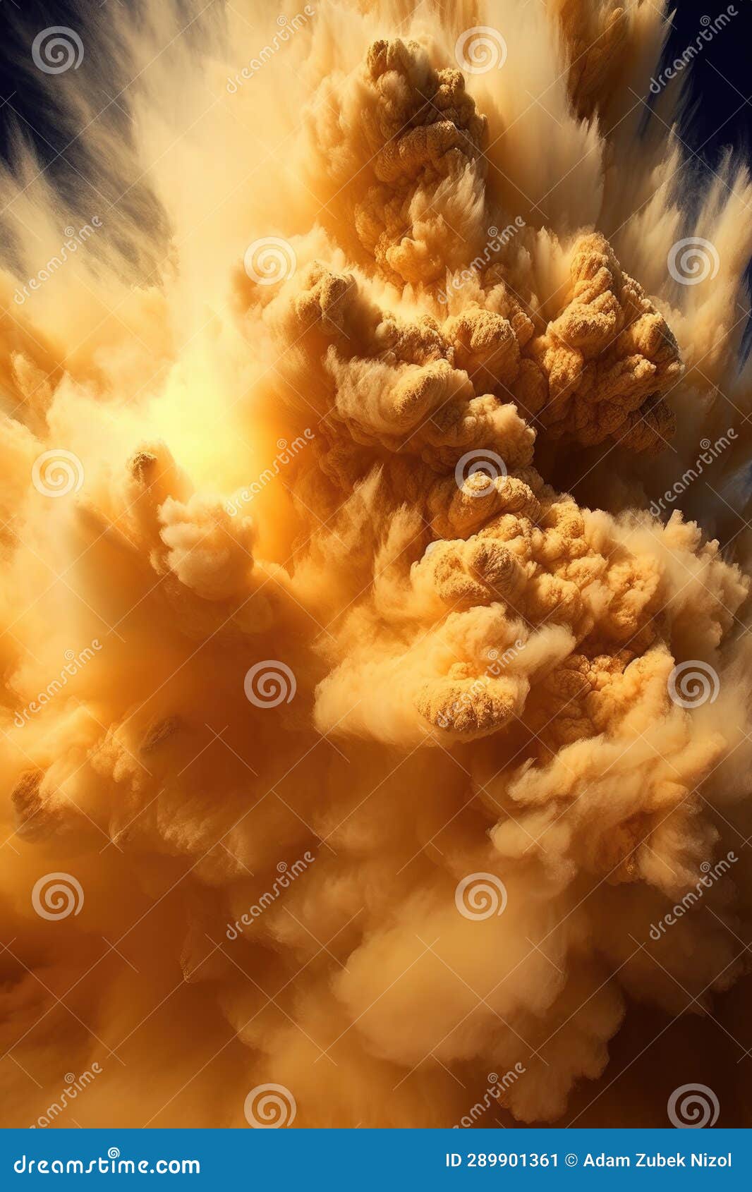 A cloud of dust in the sky stock illustration. Illustration of outdoor ...