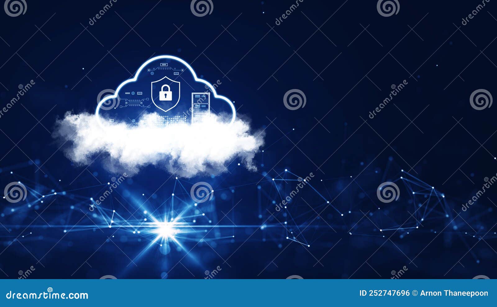 Cloud And Edge Computing Technology Concepts With Cybersecurity Data ...