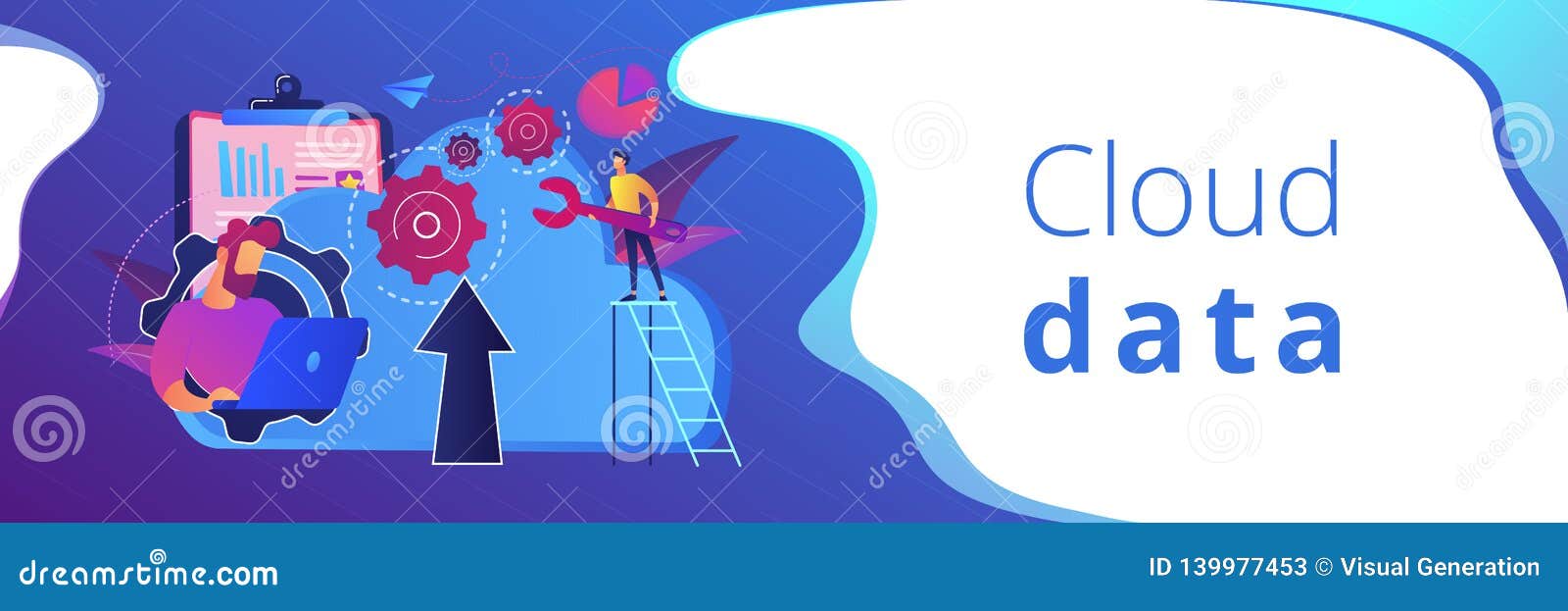 Cloud Engineering Header Banner. Stock Vector - Illustration of ...