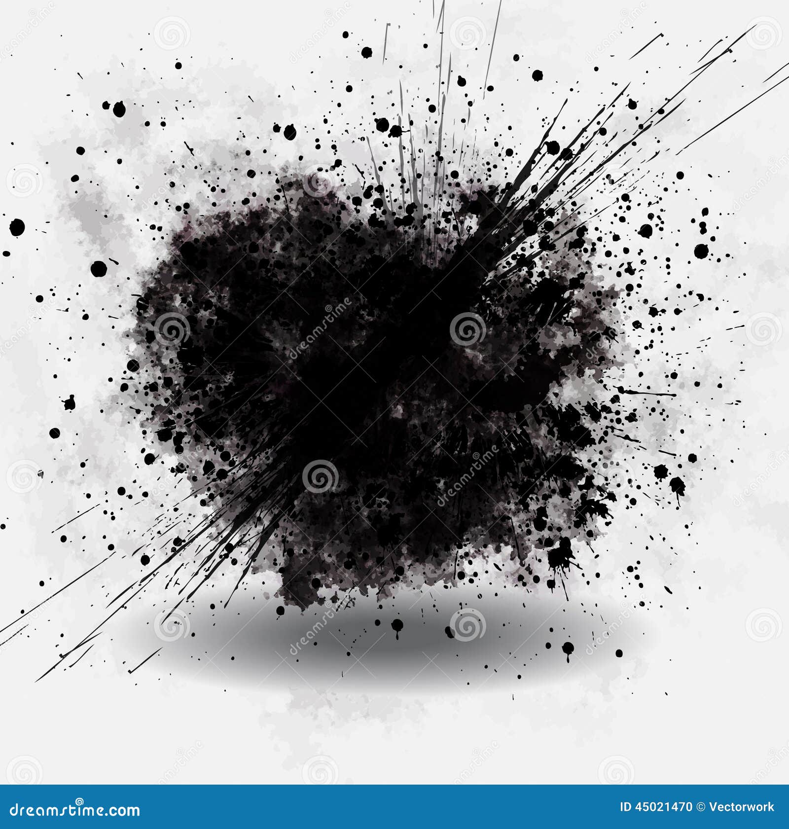 Cloud explosion dirt stock vector. Illustration of size - 45021470