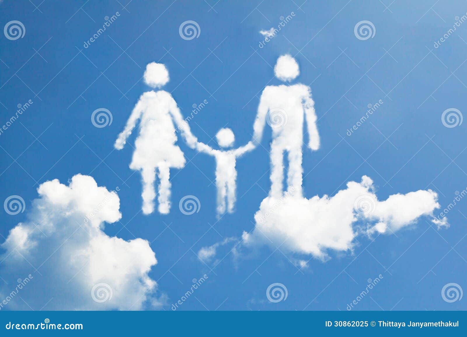 Cloud family stock image. Image of cloudscape, lifestyle - 30862025