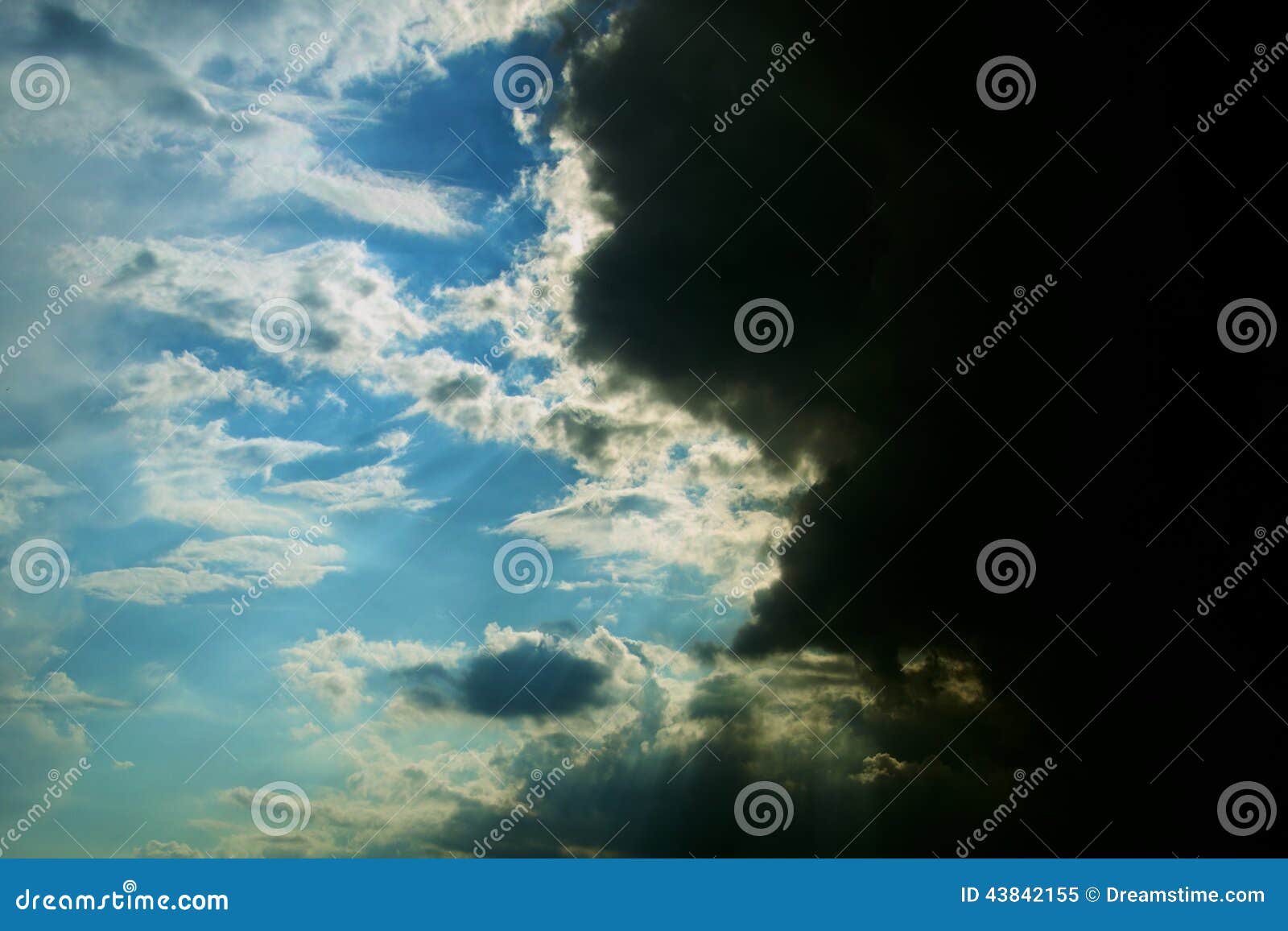 Cloud fight stock image. Image of shine, fight, light - 43842155