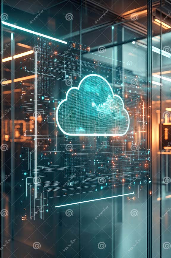 Cloud File Integration, an Advanced Holographic Interface Showing Cloud File Integration ...