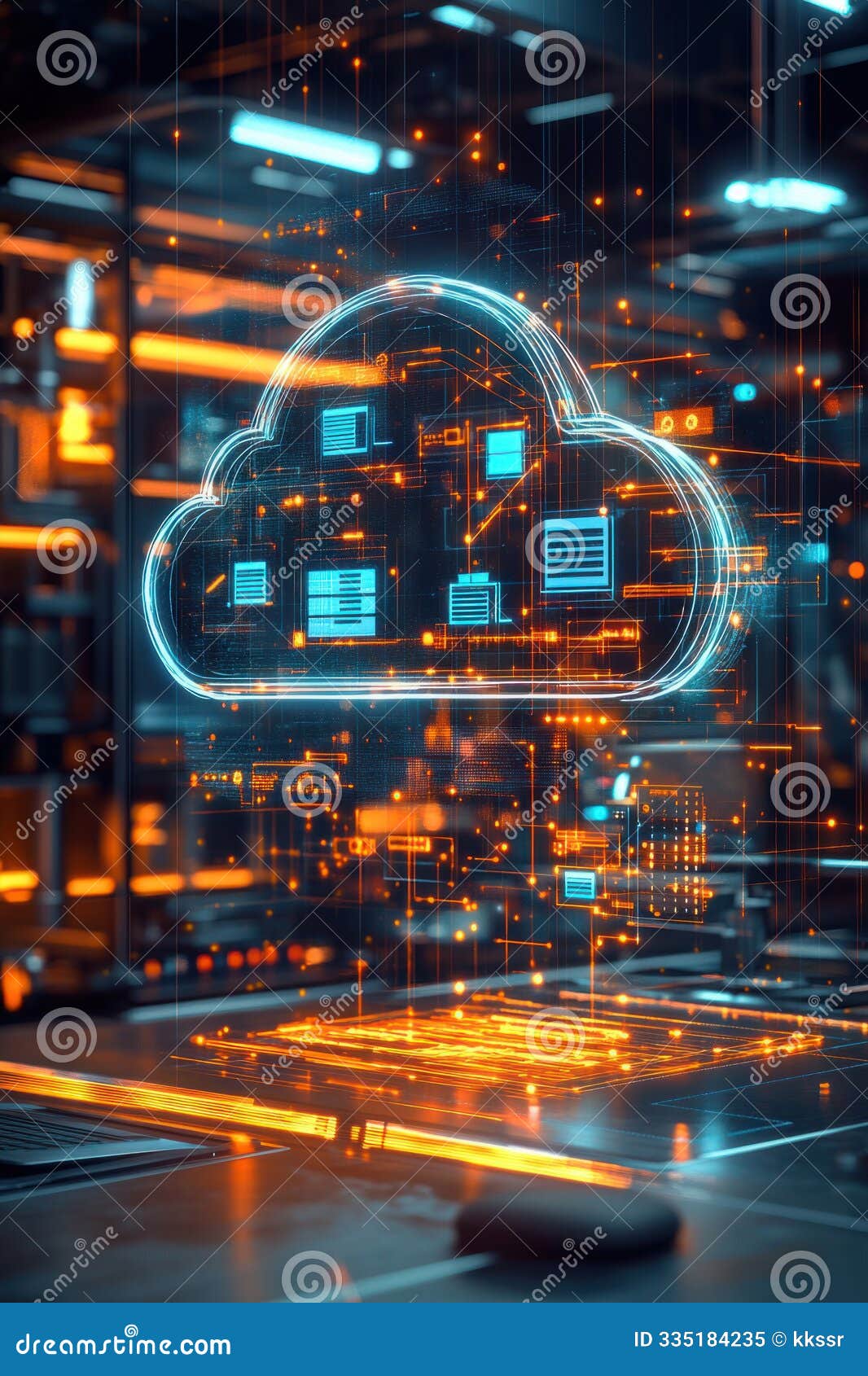 Luminous Data Center: An Illuminated Data Center With A Complex Network ...