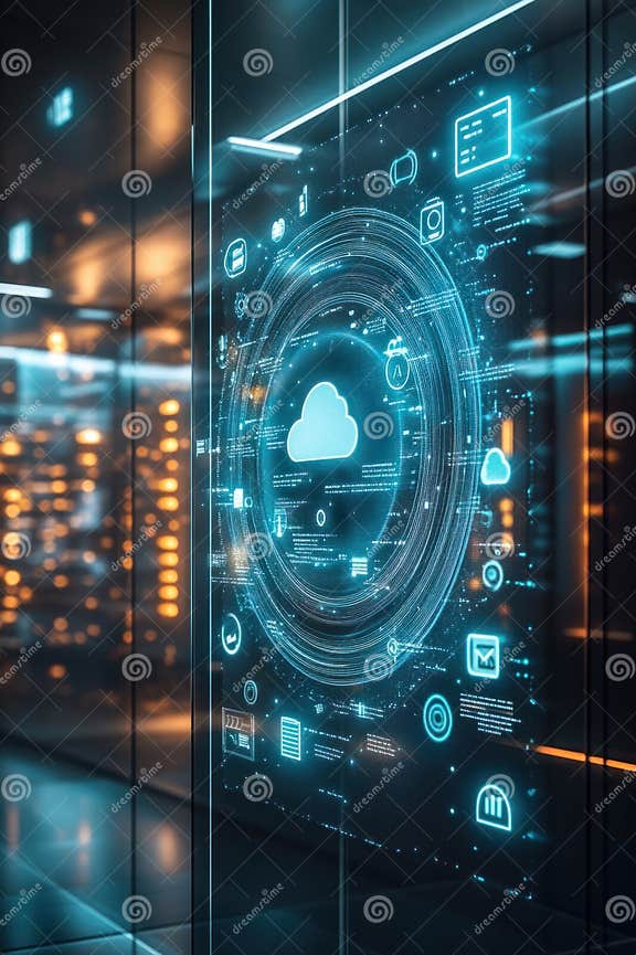 Cloud File Integration, a Striking Holographic Visualization of Cloud-based File Integration ...