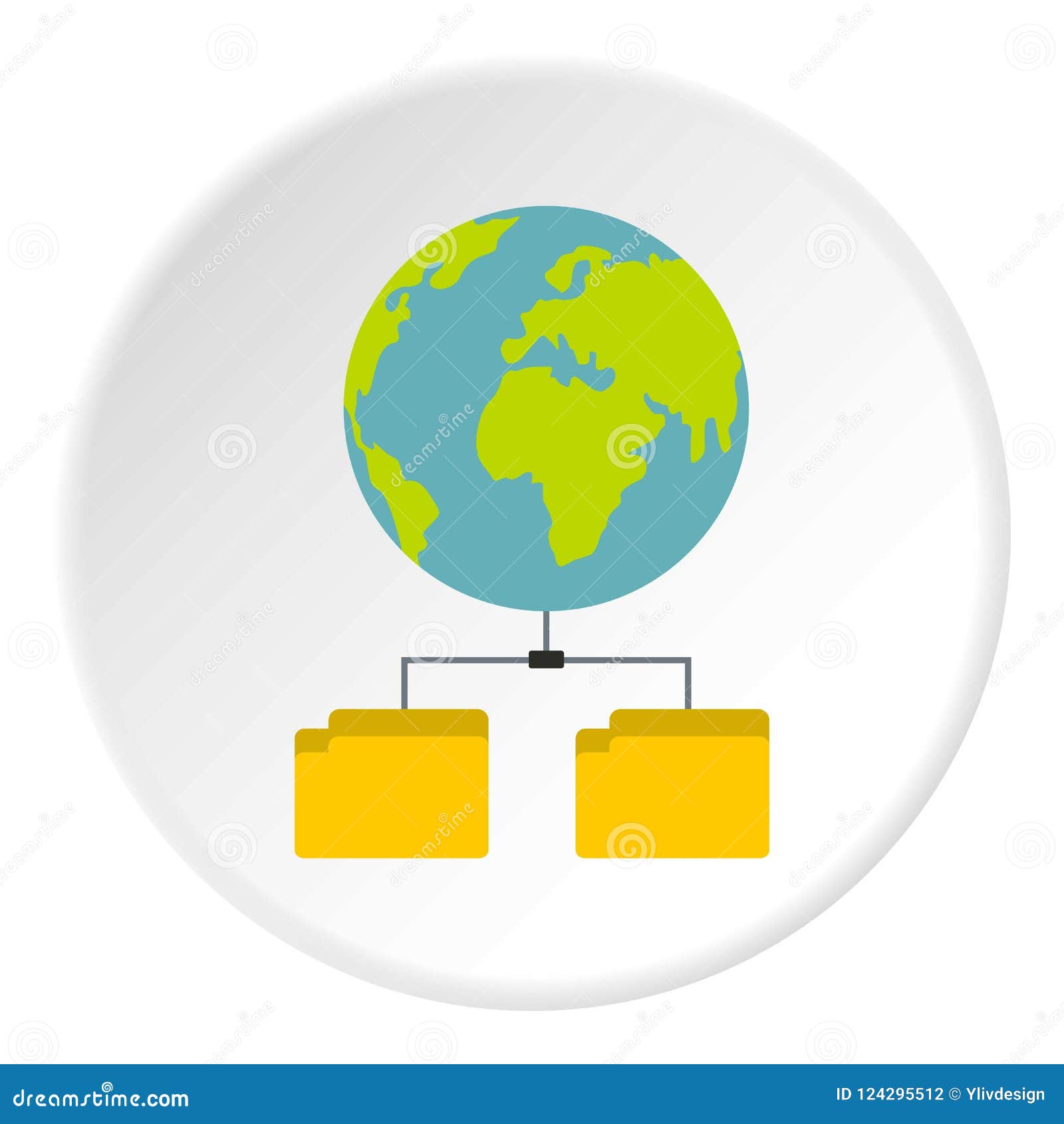 Cloud File Storage Icon, Flat Style Stock Illustration - Illustration ... Cloud File Storage Icon, Flat Style Stock Illustration - Illustration ...