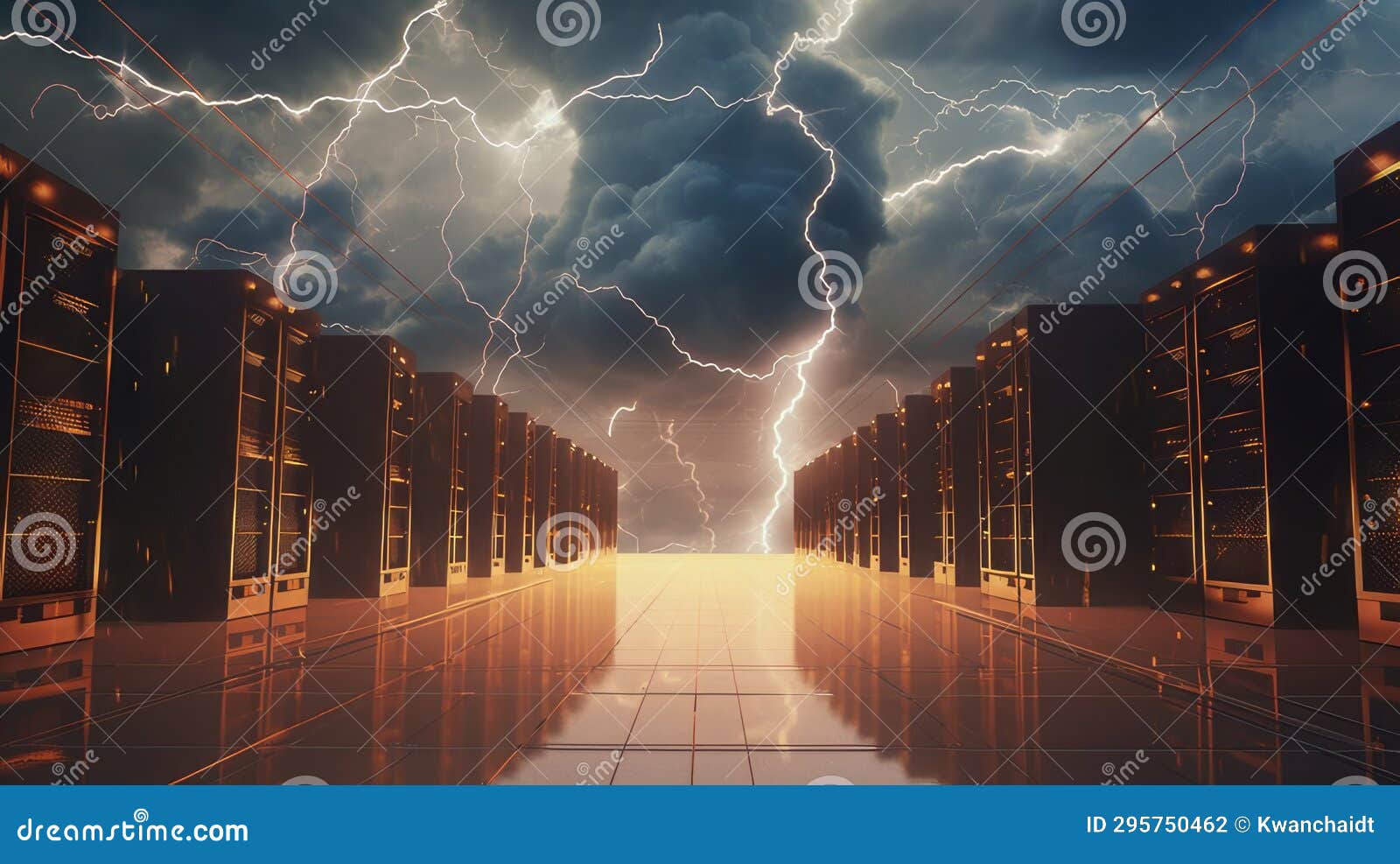 A Cloud-filled Sky with Virtual Servers and Data Centers Interconnected ...