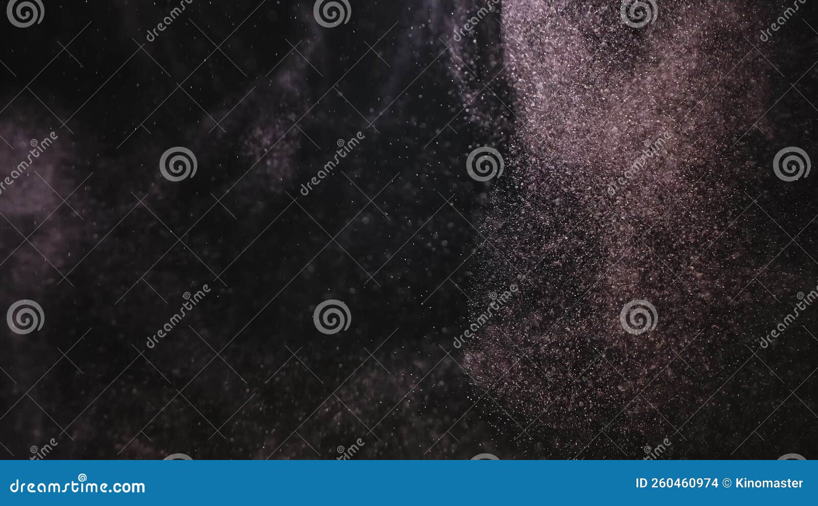 Cloud of Floating Dust Particles Shimmering in Rays of Studio Light on ...