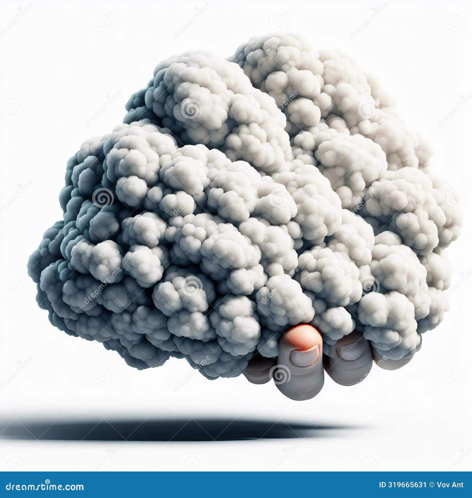 105 97. Cloud_ a Fluffy, Cloud-like Shape with Irregular Edge Stock ...