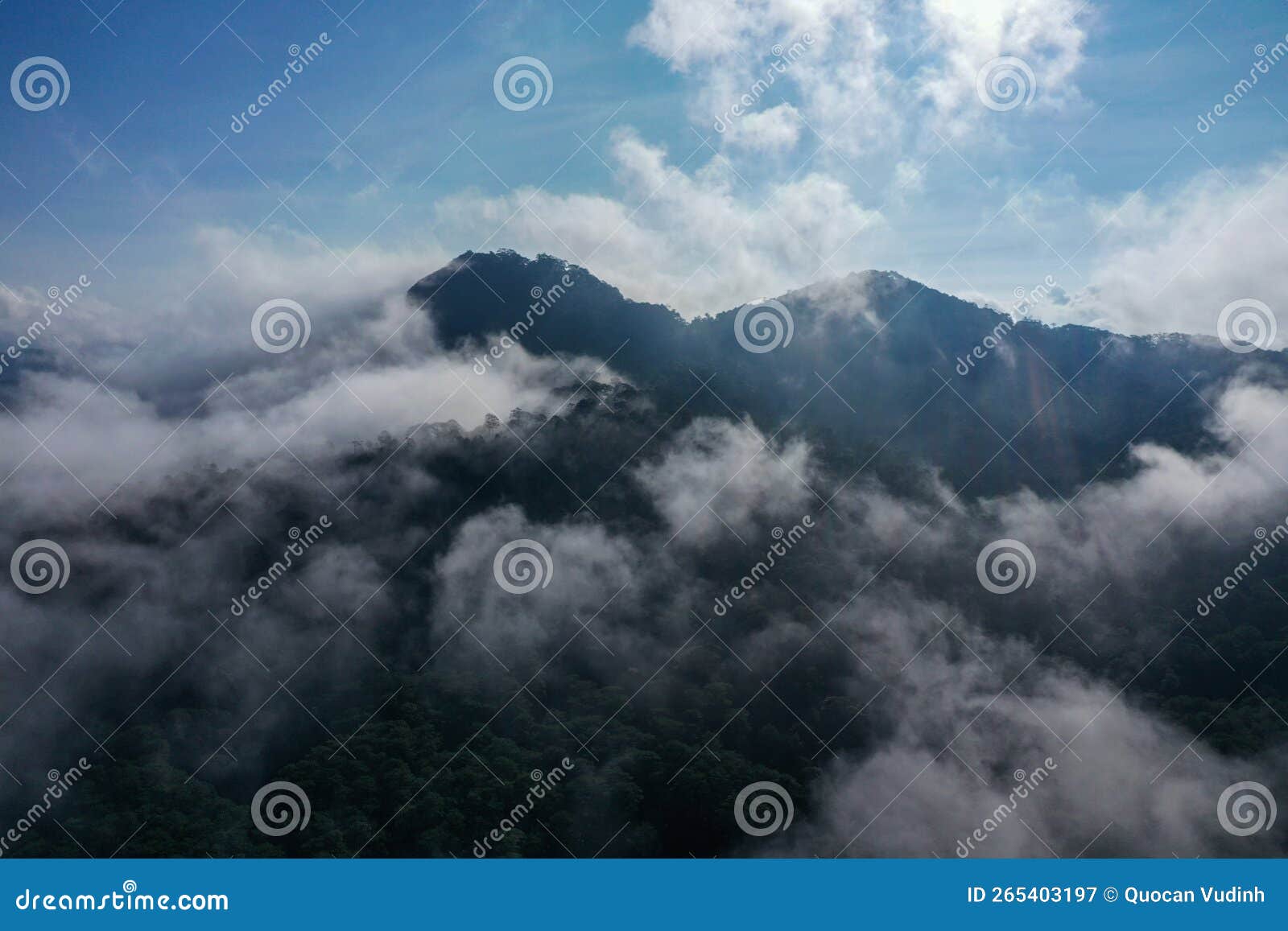 On the Cloud,Fog on the Mountain,Mist Over the Mountains Stock Image ...