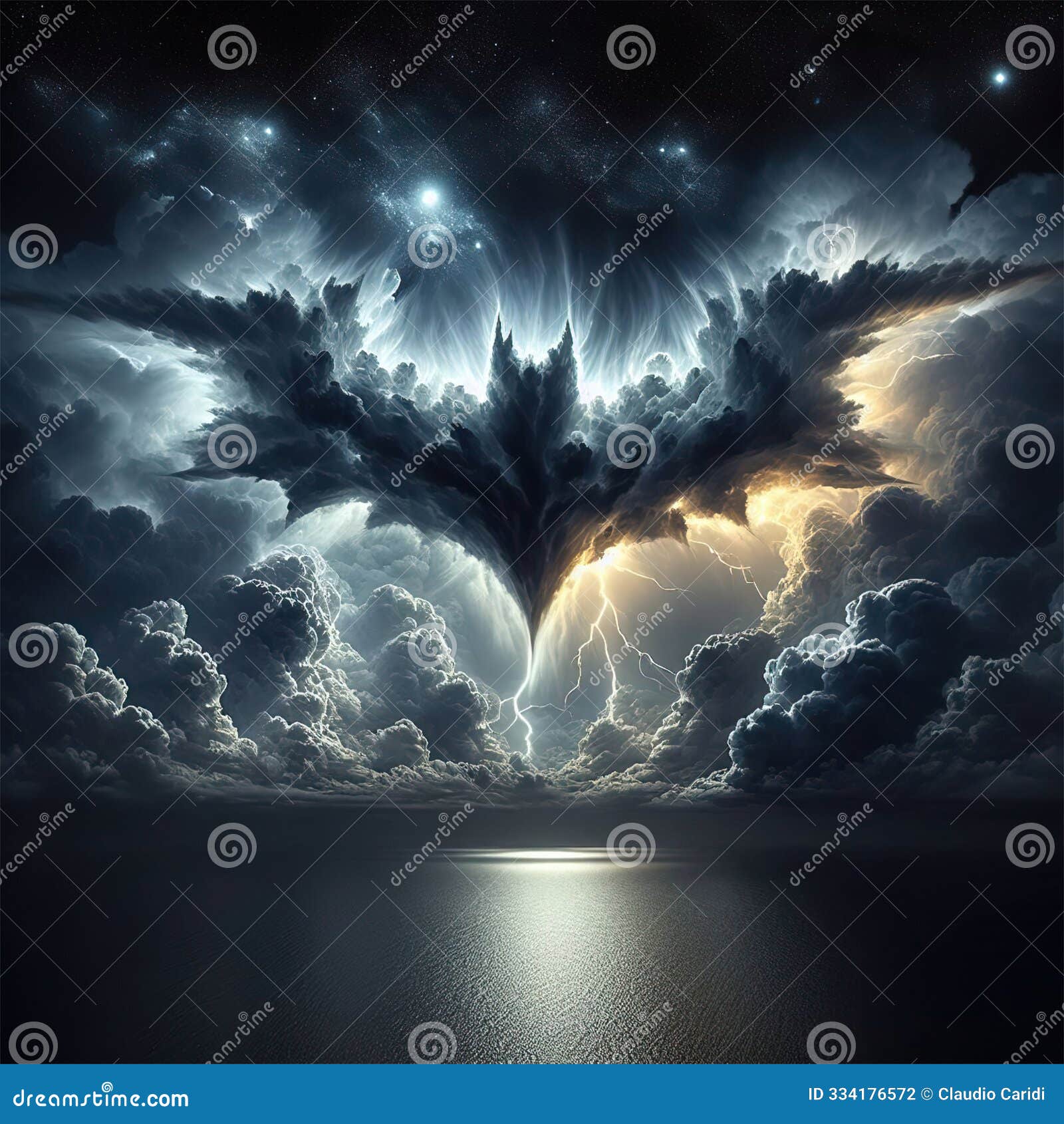 Cloud Formation Depicting the Batman Logo in the Storm Stock ...