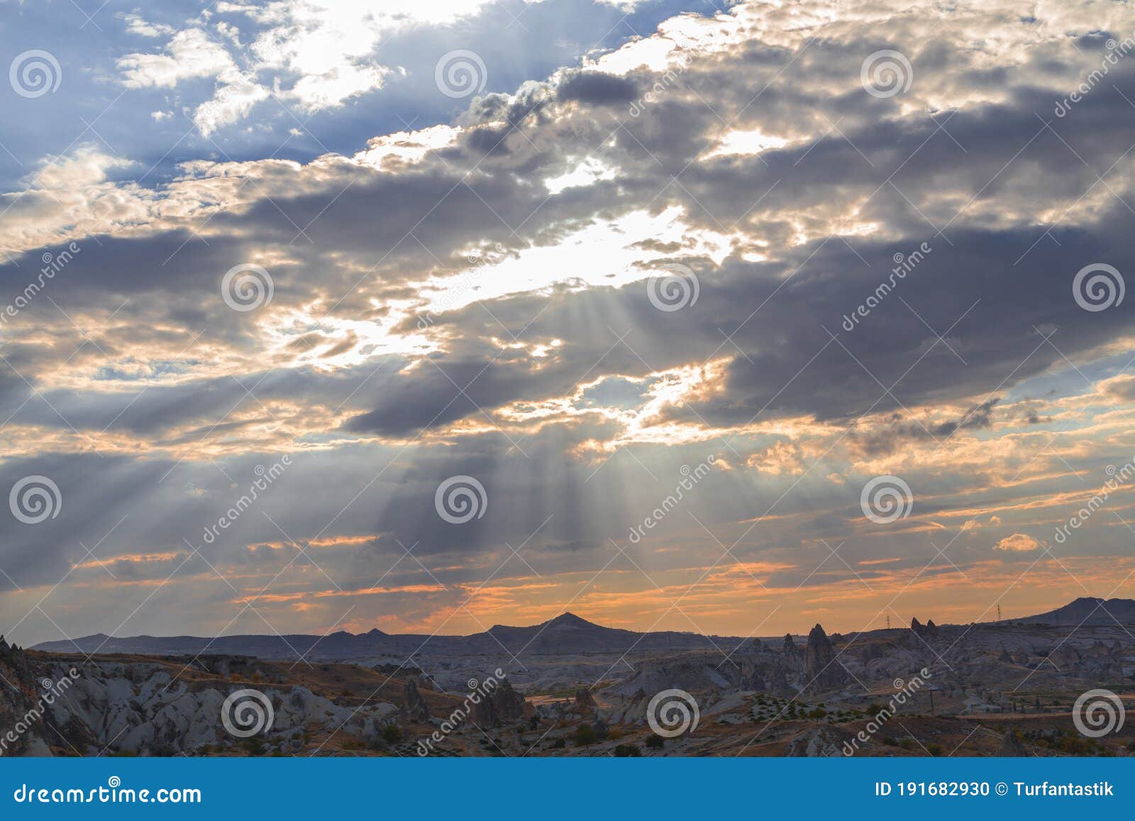 Cloud Formations, Cappadocia, Turkey Stock Photo - Image of dawn ...