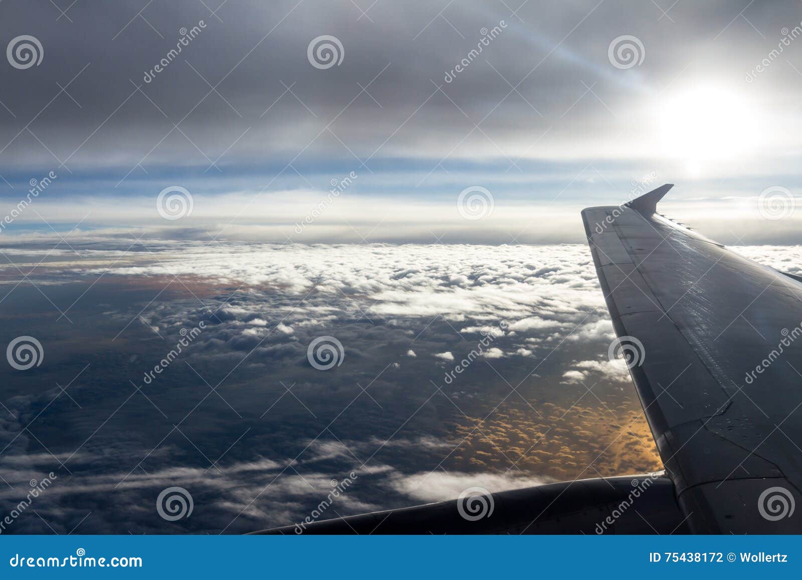 Cloud Formations from a Different Perspective Stock Photo - Image of ...