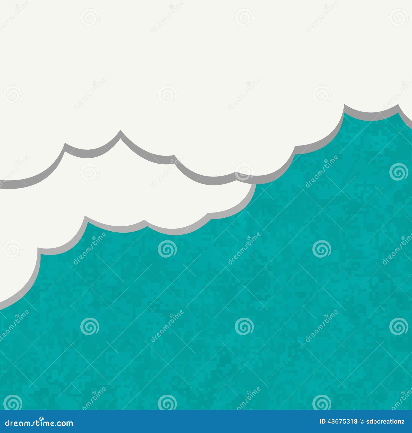 Cloud Frame Design stock illustration. Illustration of autumn - 43675318