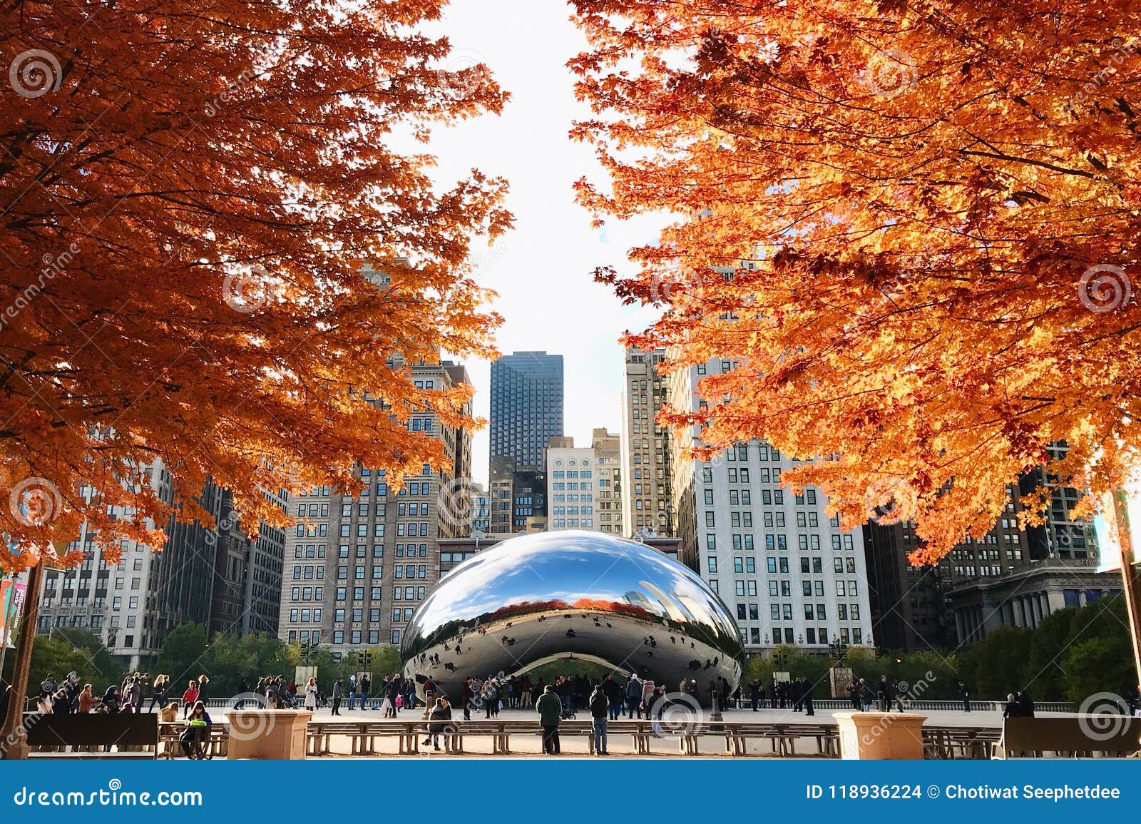 Chicago editorial stock image. Image of travel, cloud - 118936224