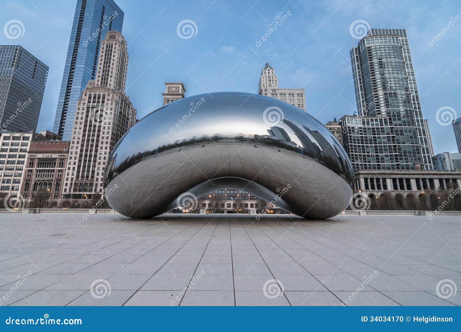 The Cloud Gate (a.k.a. the Bean Chicago) Editorial Image - Image of ...