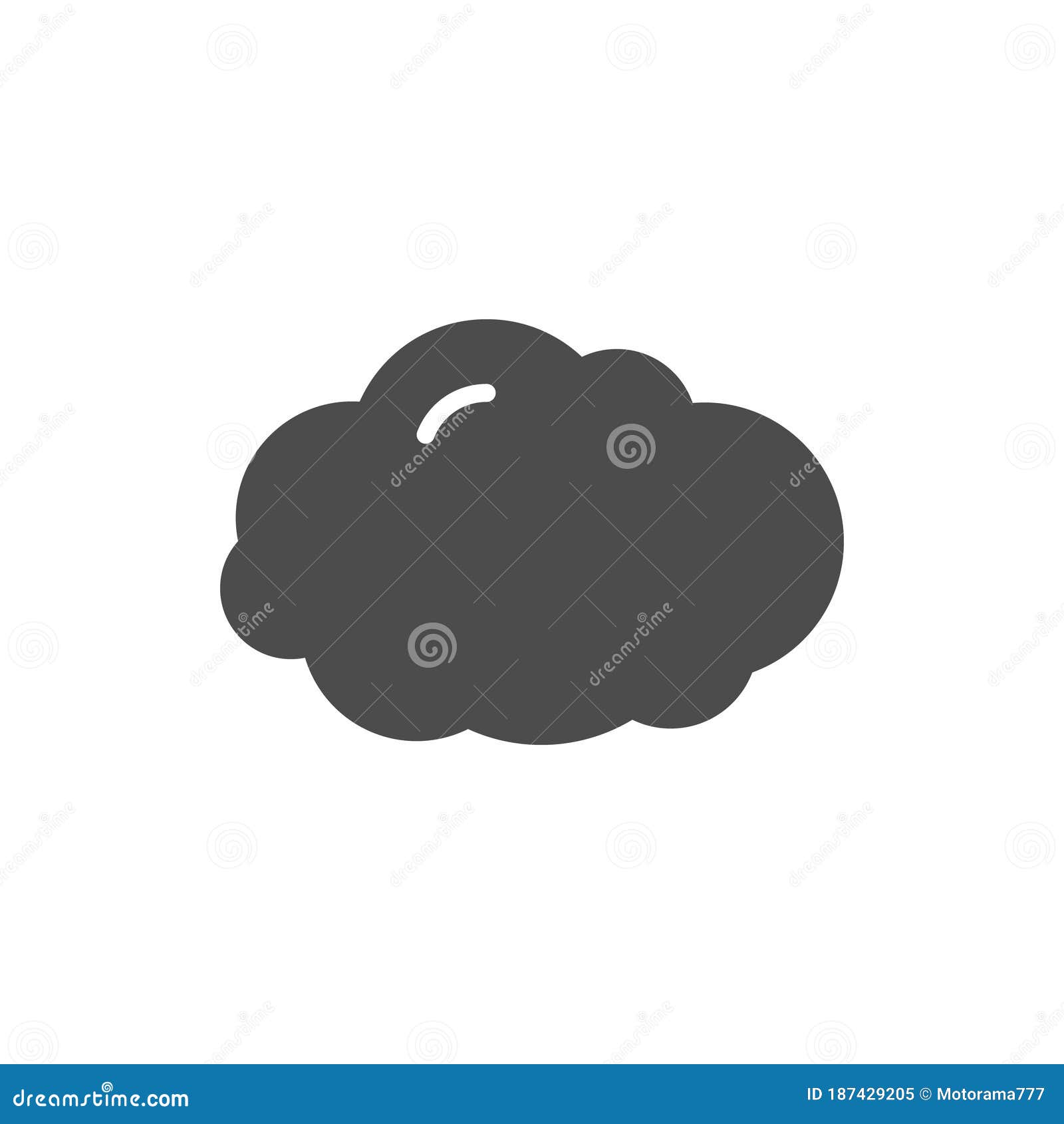 Cloud Glyph Icon and Rounded Shape Element Stock Vector - Illustration ... Cloud Glyph Icon and Rounded Shape Element Stock Vector - Illustration ...