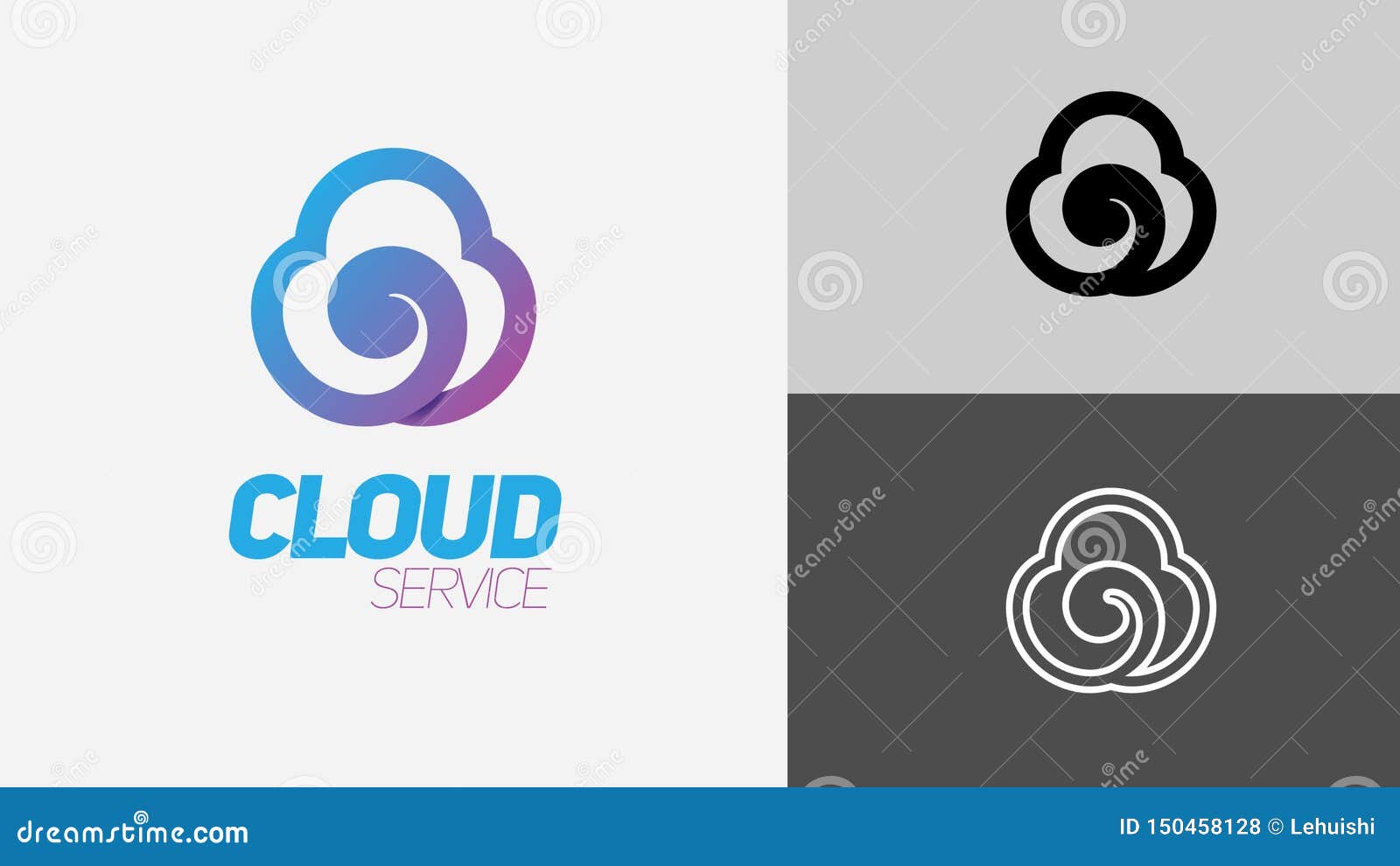 Money Logo. Falling Or Flying Dollar Notes Simple Illustration. Cartoon ...