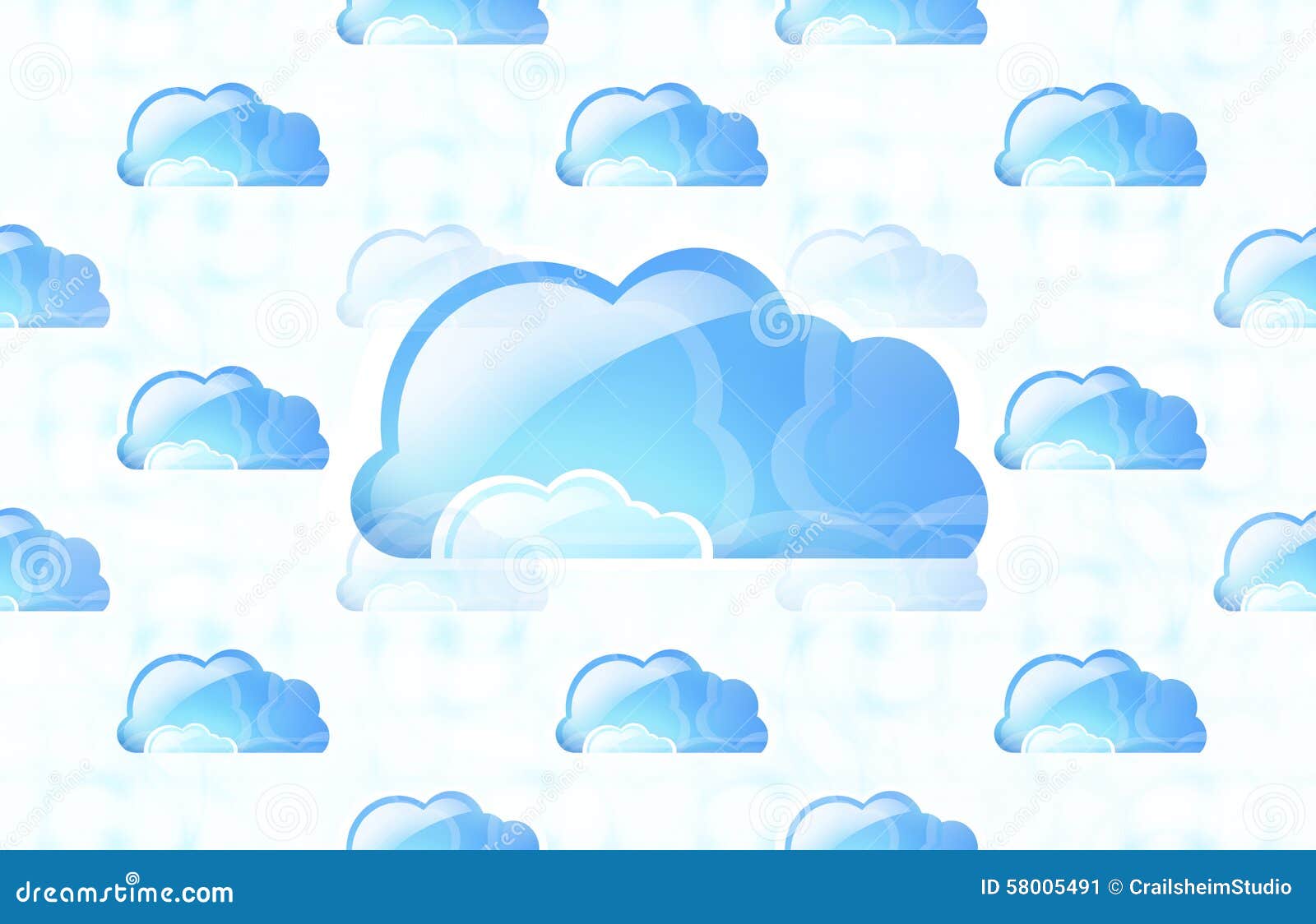 Cloud stock illustration. Illustration of cloud, graphic - 58005491