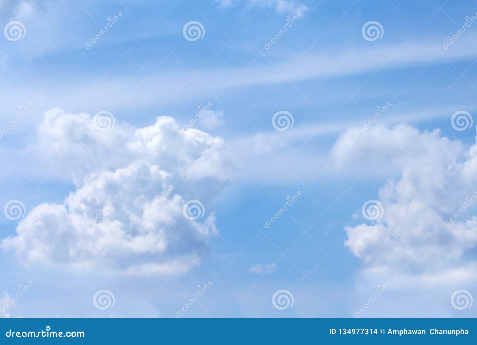 Cloud Groups Patterns on Bright Bluesky Background with Stock Photo ...
