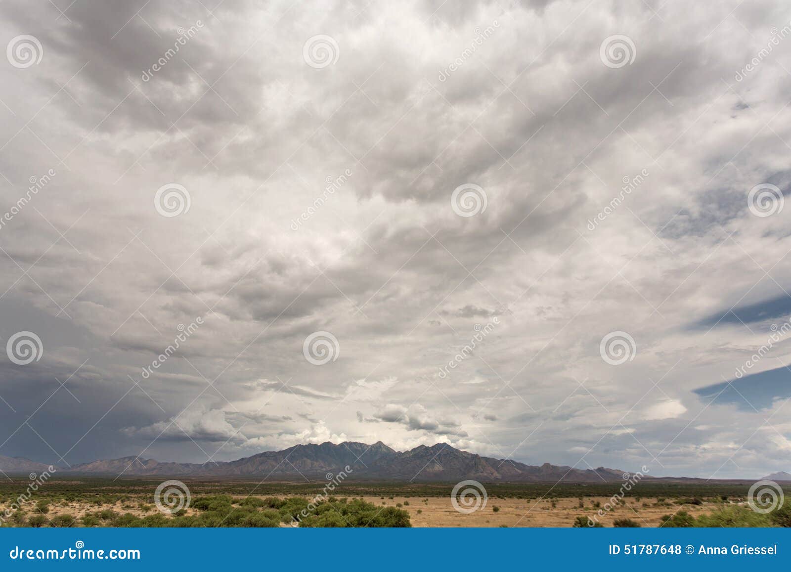 Cloud and Humidity in Desert Stock Photo - Image of buildup, southwest ...