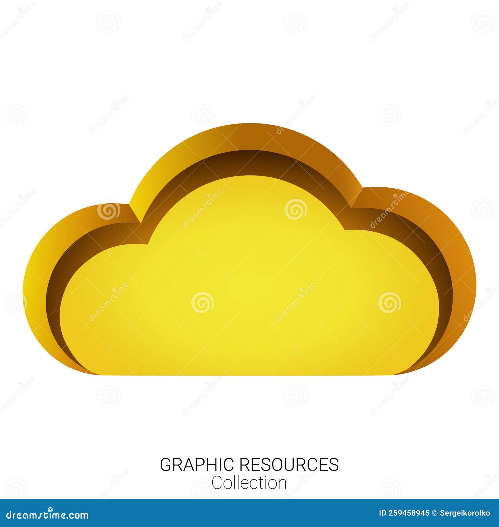 Cloud Icon. Cloud Computing or Weather Forecast Concept Sign Stock ...