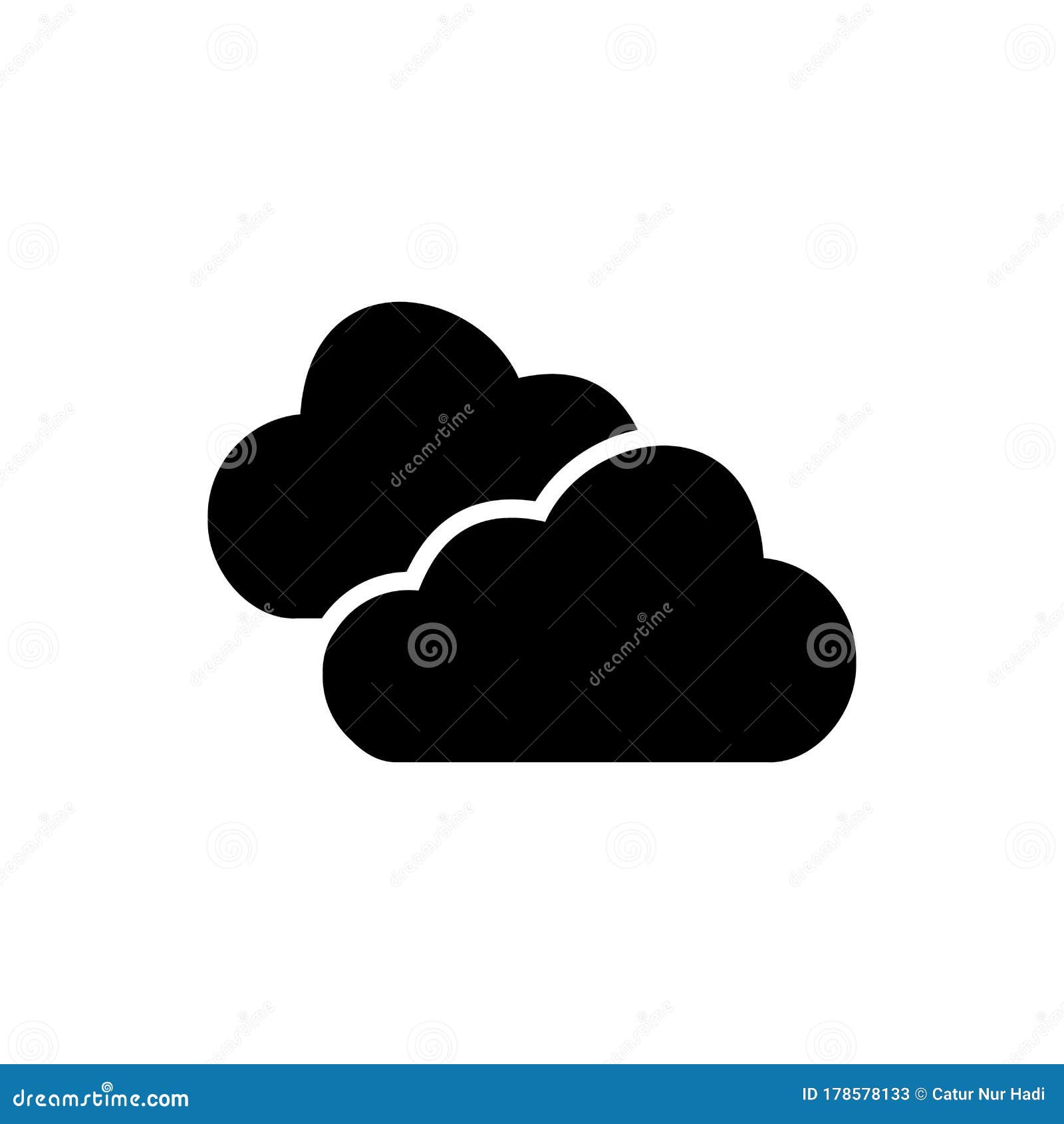 Cloud Icon Flat Vector Template Design Trendy Stock Vector ... Cloud Icon Flat Vector Template Design Trendy Stock Vector ...